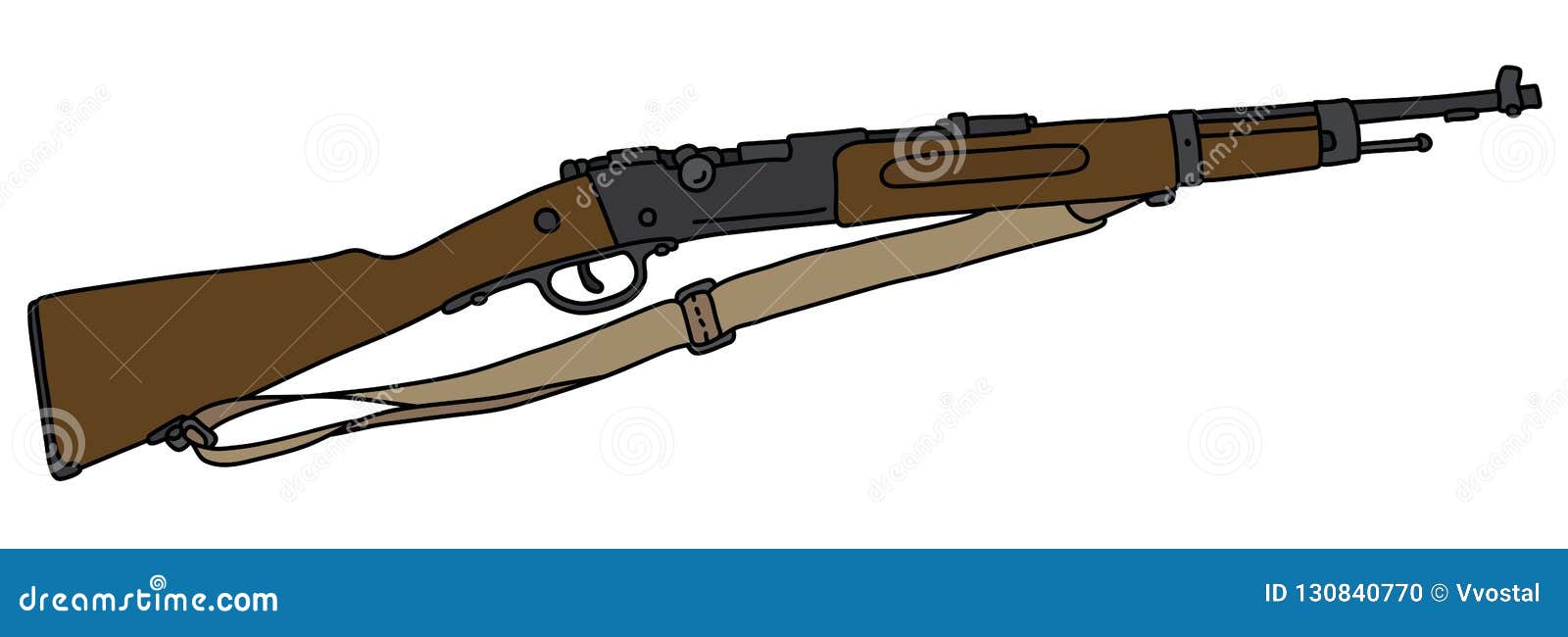 Military Rifle Infantry Gun Army Vector Soldier Weapon. War ...