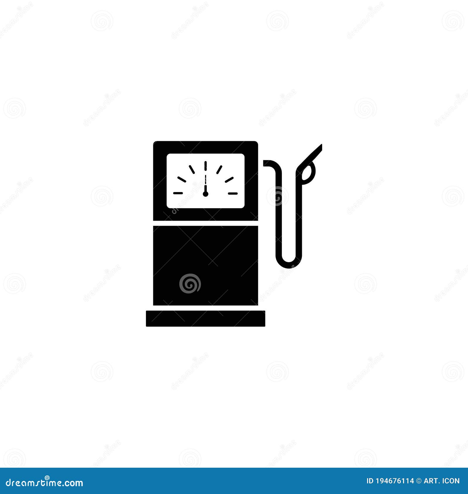 Vectorpictogram Benzinepomp Vector Illustratie - Illustration of ...
