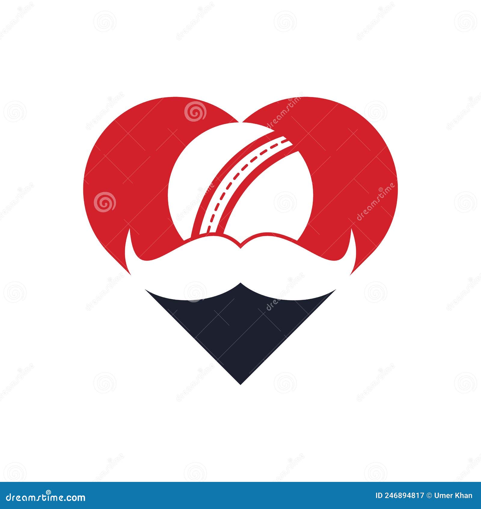 Vectorpictogram Van De Snuffelvormig Snor Vector Illustratie ...