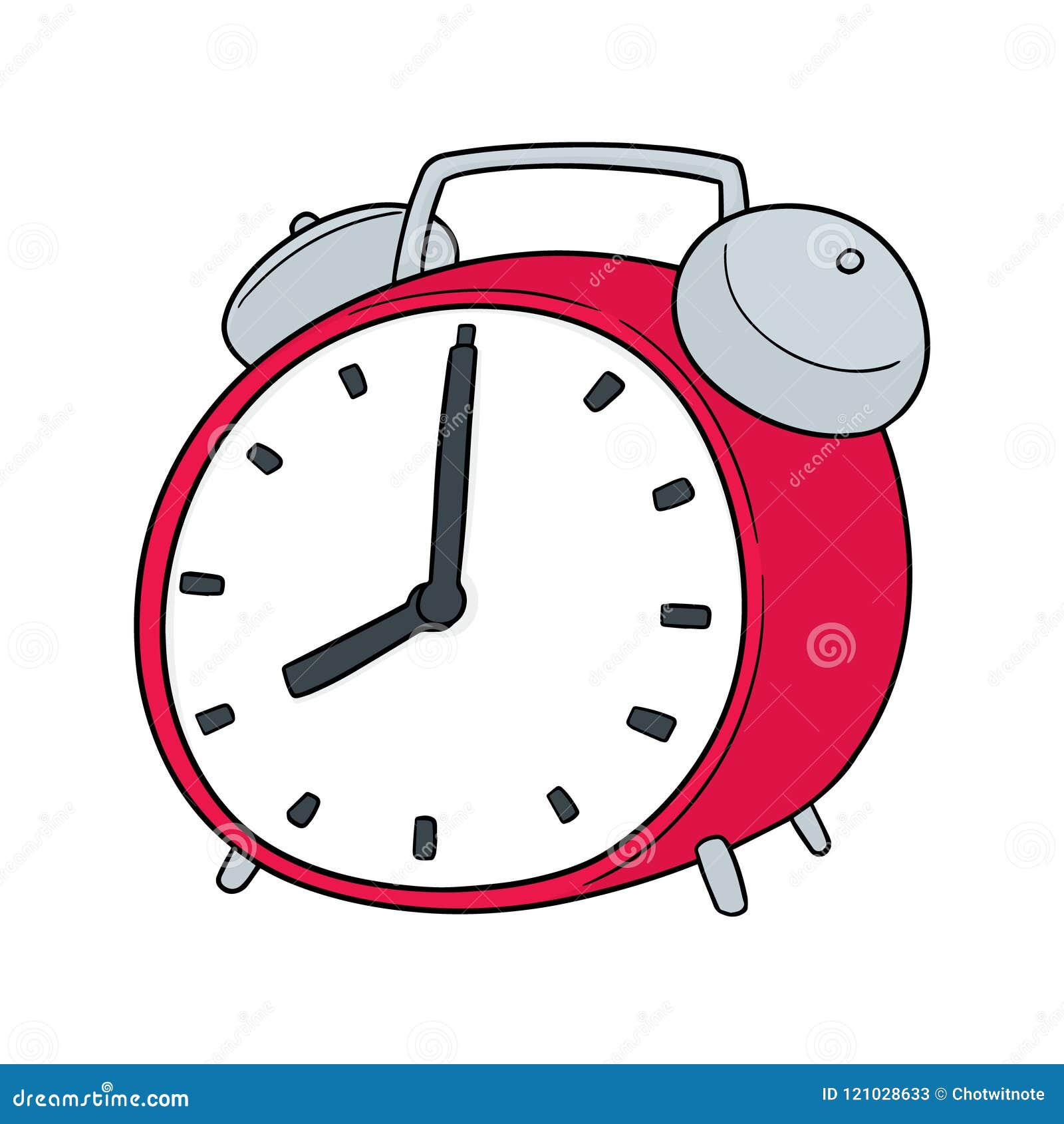 Vectorreeks van wekker vector illustratie. Illustration of beeldverhaal ...