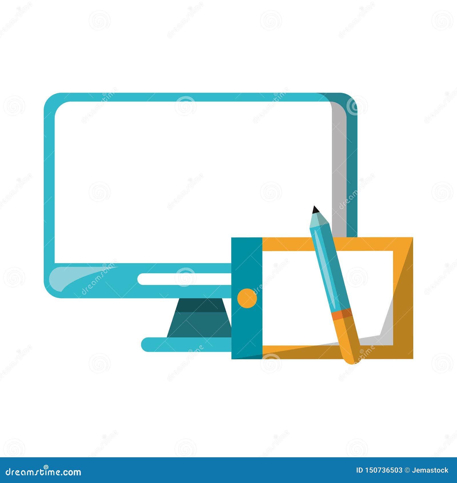 Vectors and Graphic Design Digital Tools Stock Vector - Illustration of ...