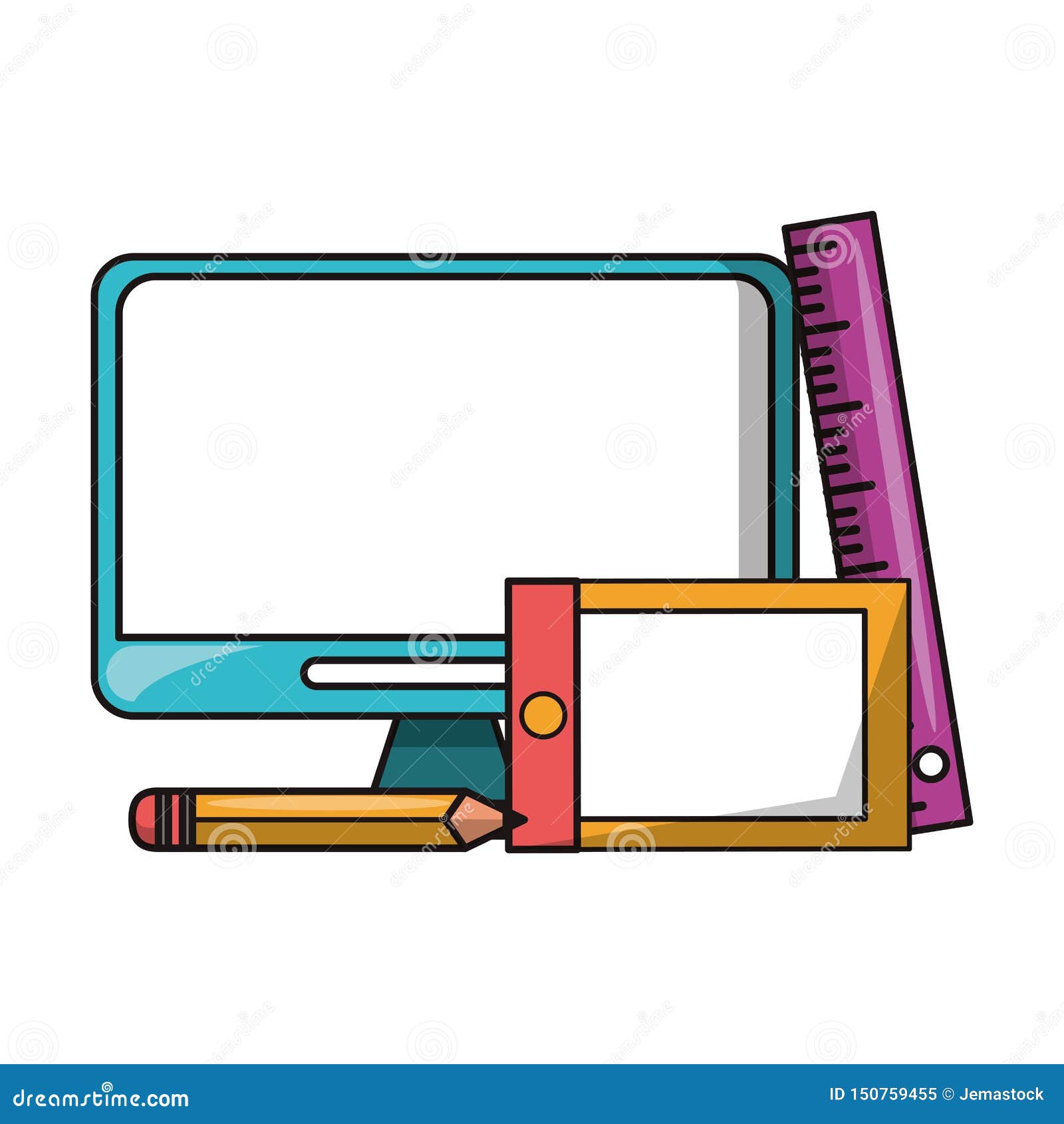 Vectors and Graphic Design Digital Tools Stock Vector - Illustration of ...
