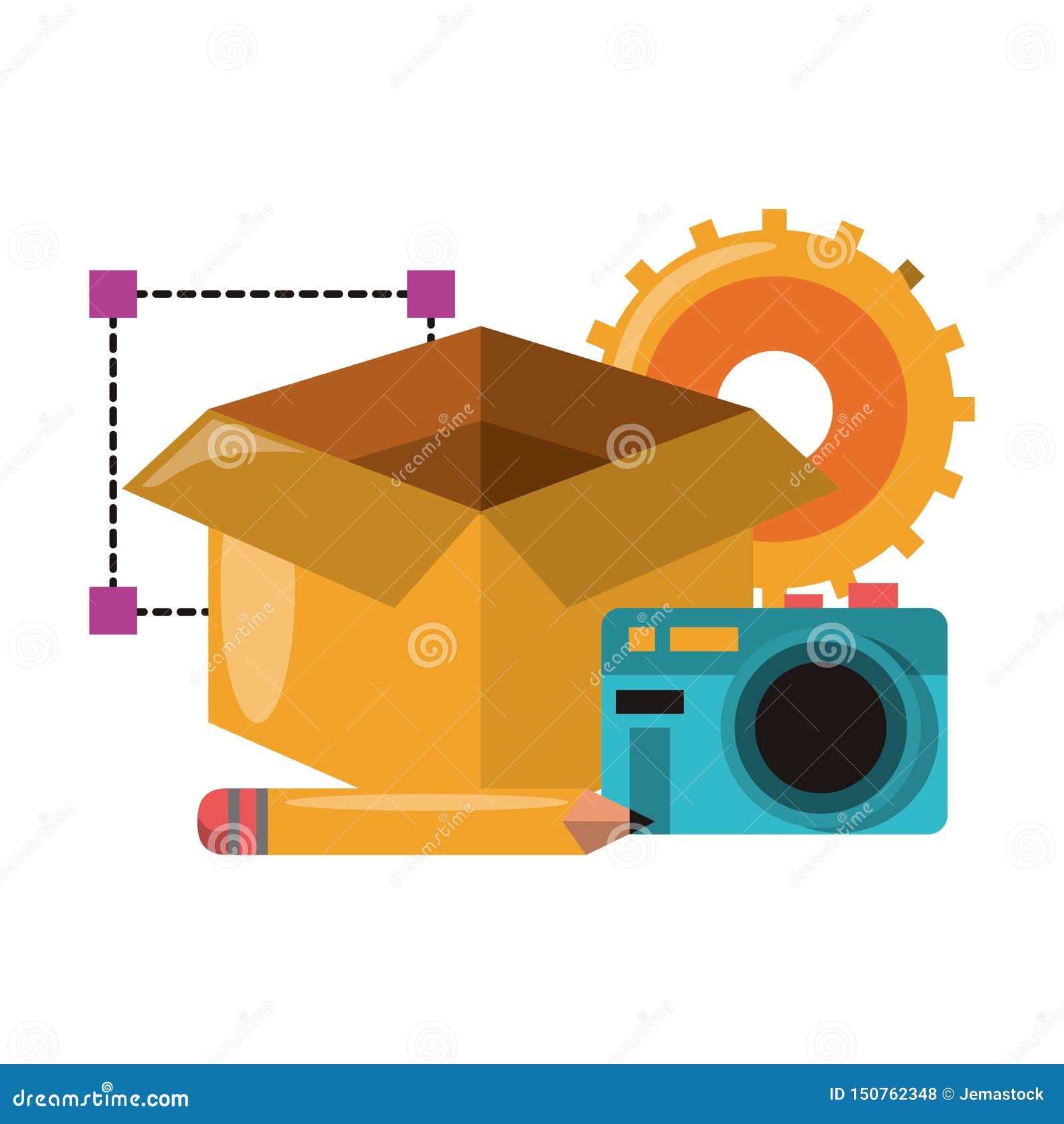 Vectors and Graphic Design Digital Tools Stock Vector - Illustration of ...