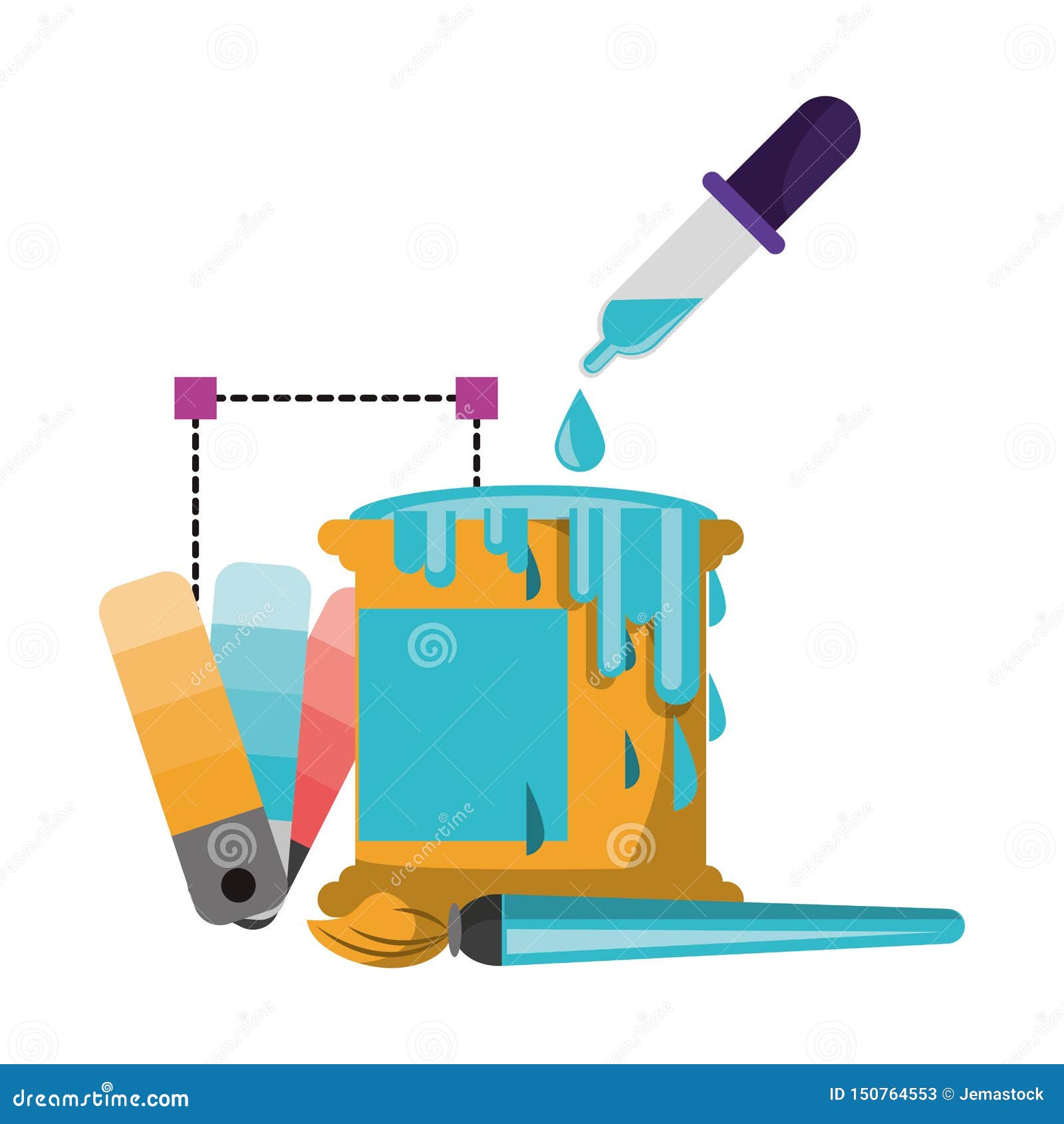 Vectors and Graphic Design Digital Tools Stock Vector - Illustration of ...
