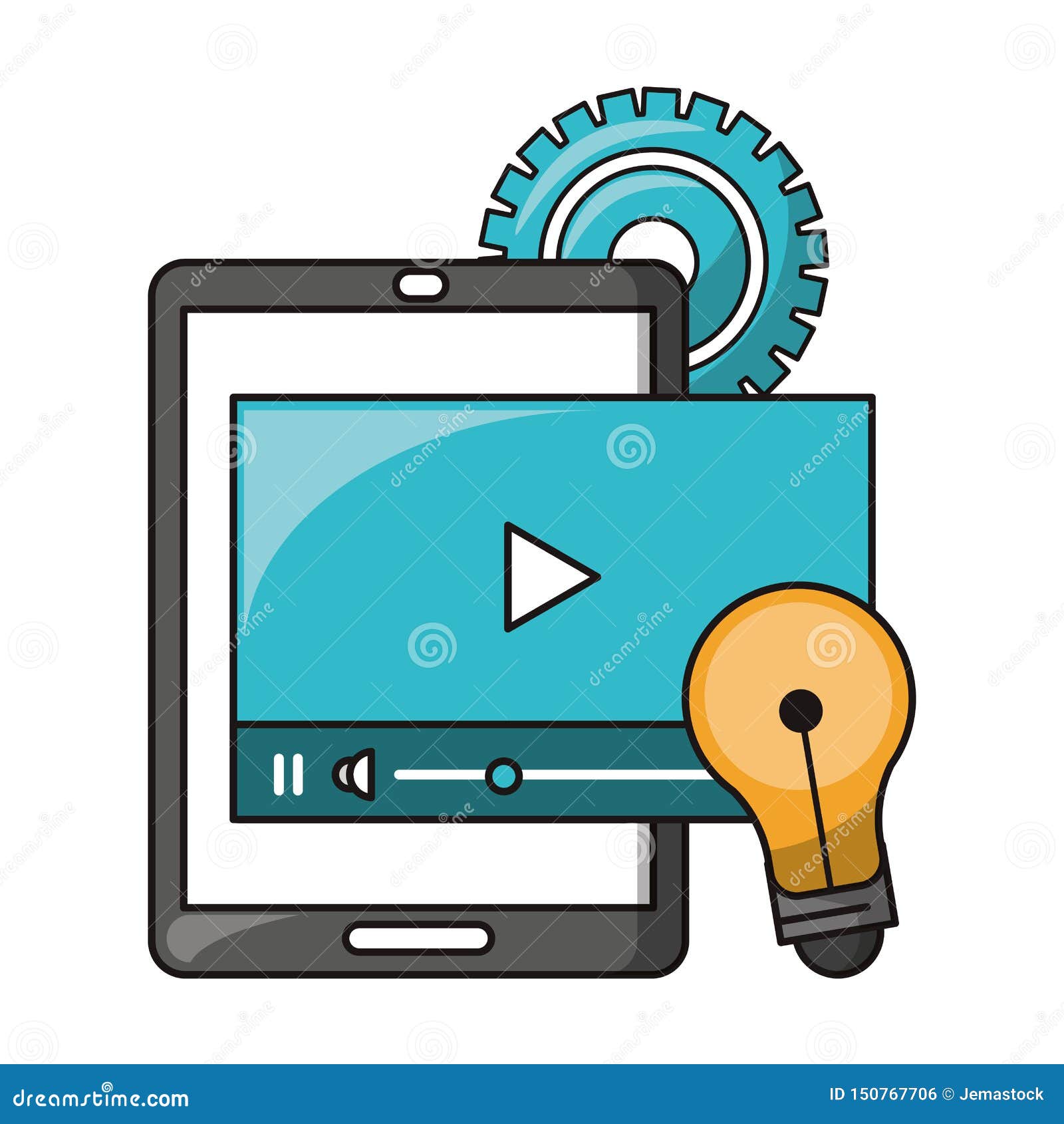 Vectors and Graphic Design Digital Tools Stock Vector - Illustration of ...