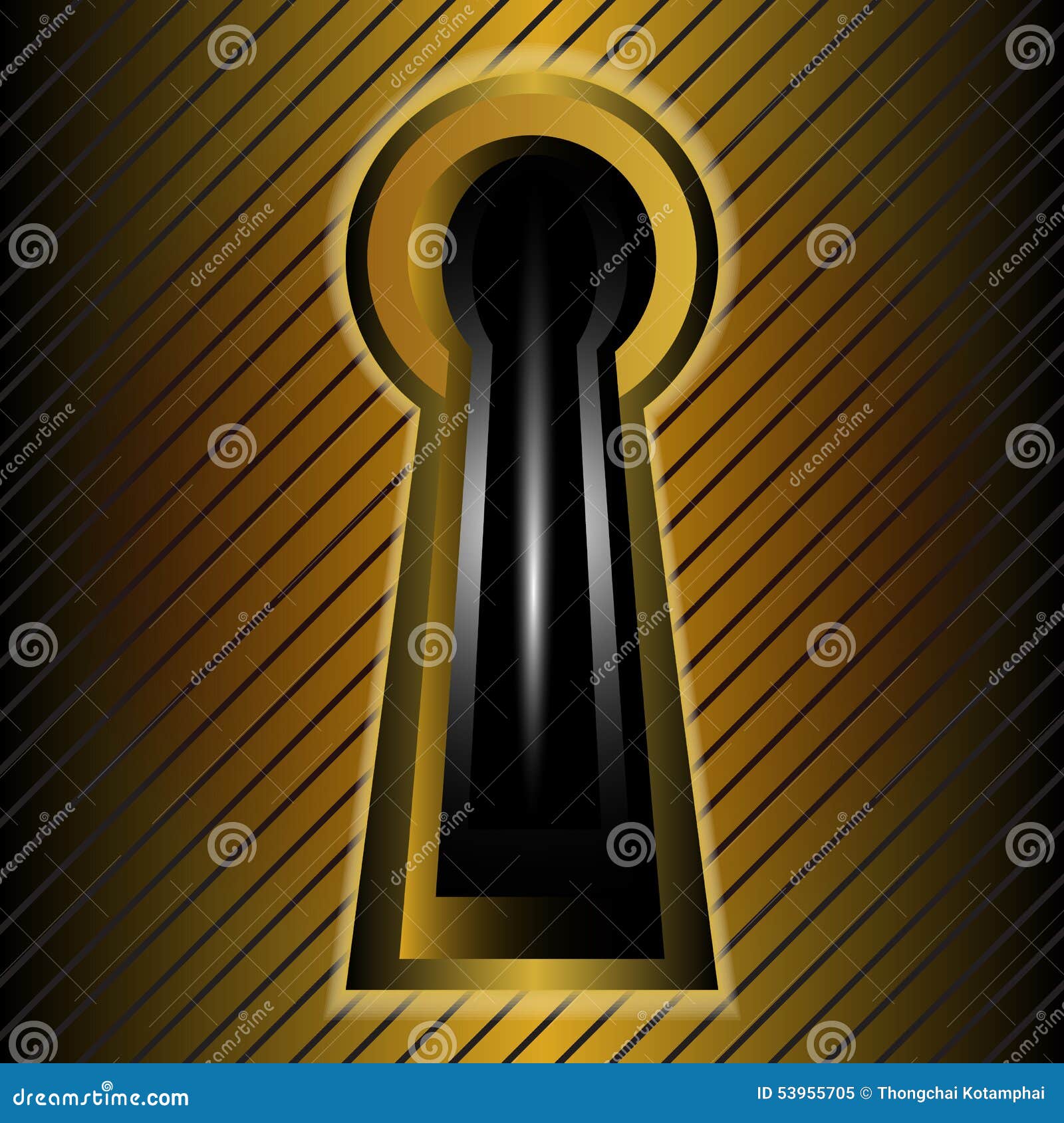 Vectors lock key secret stock vector. Illustration of hole - 53955705