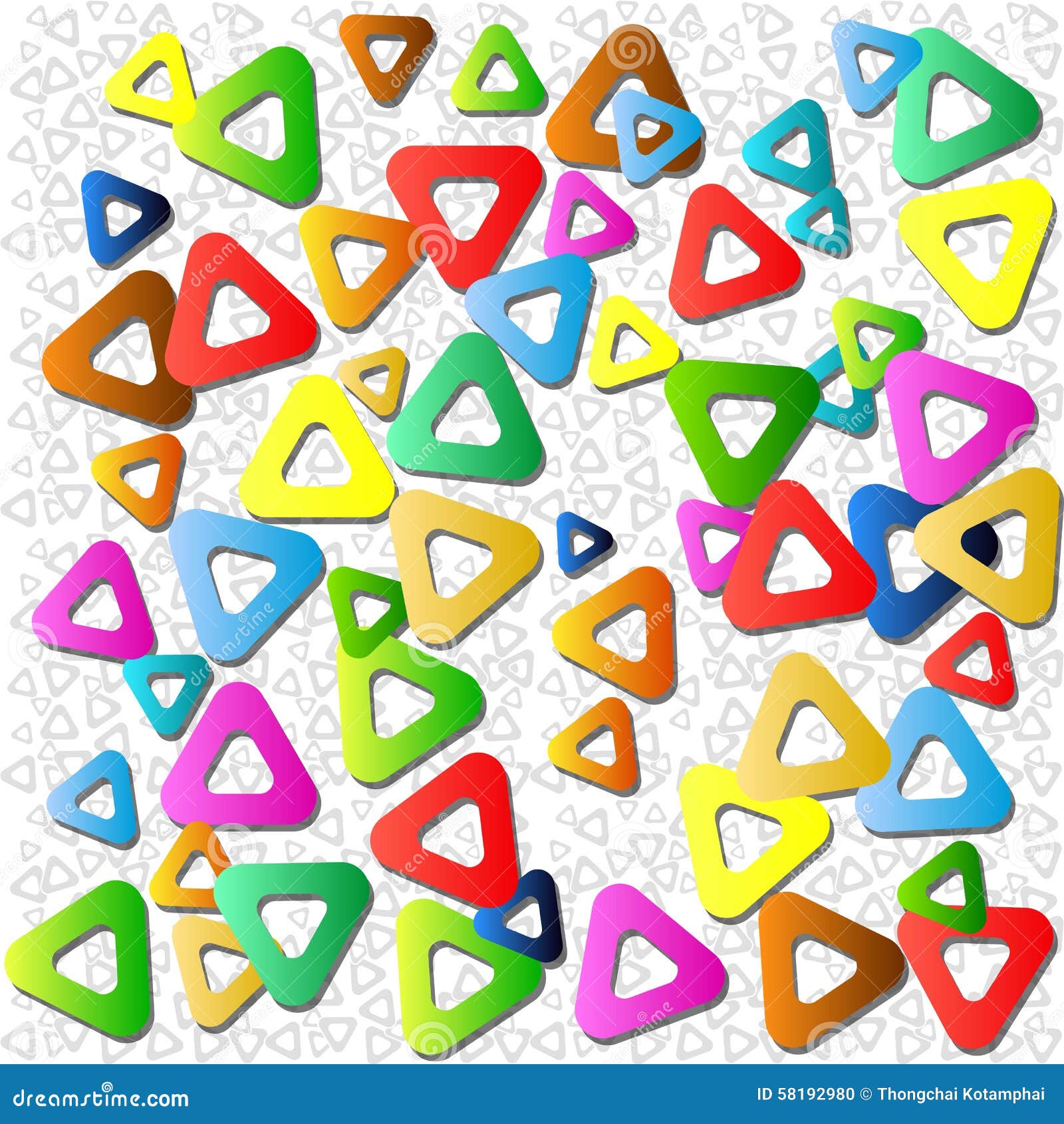 Vectors Rounded Triangle Abstract Background Stock Vector ...