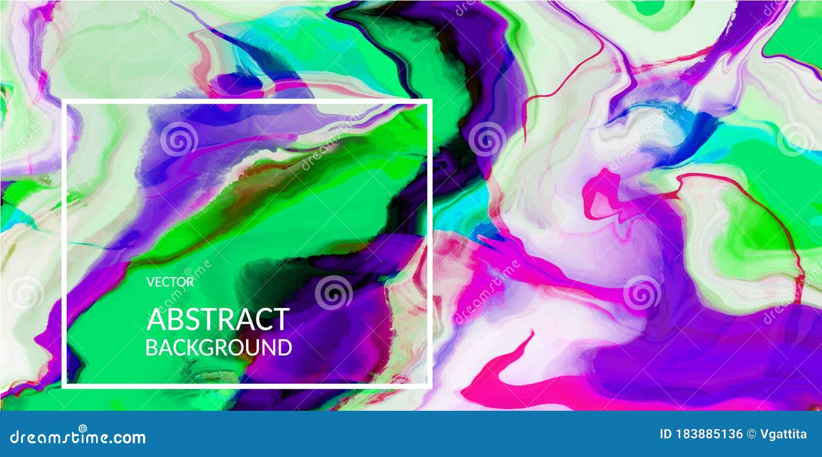 VectorVector Abstract Marble Texture Bright Multi-colored, Fluid Design ...