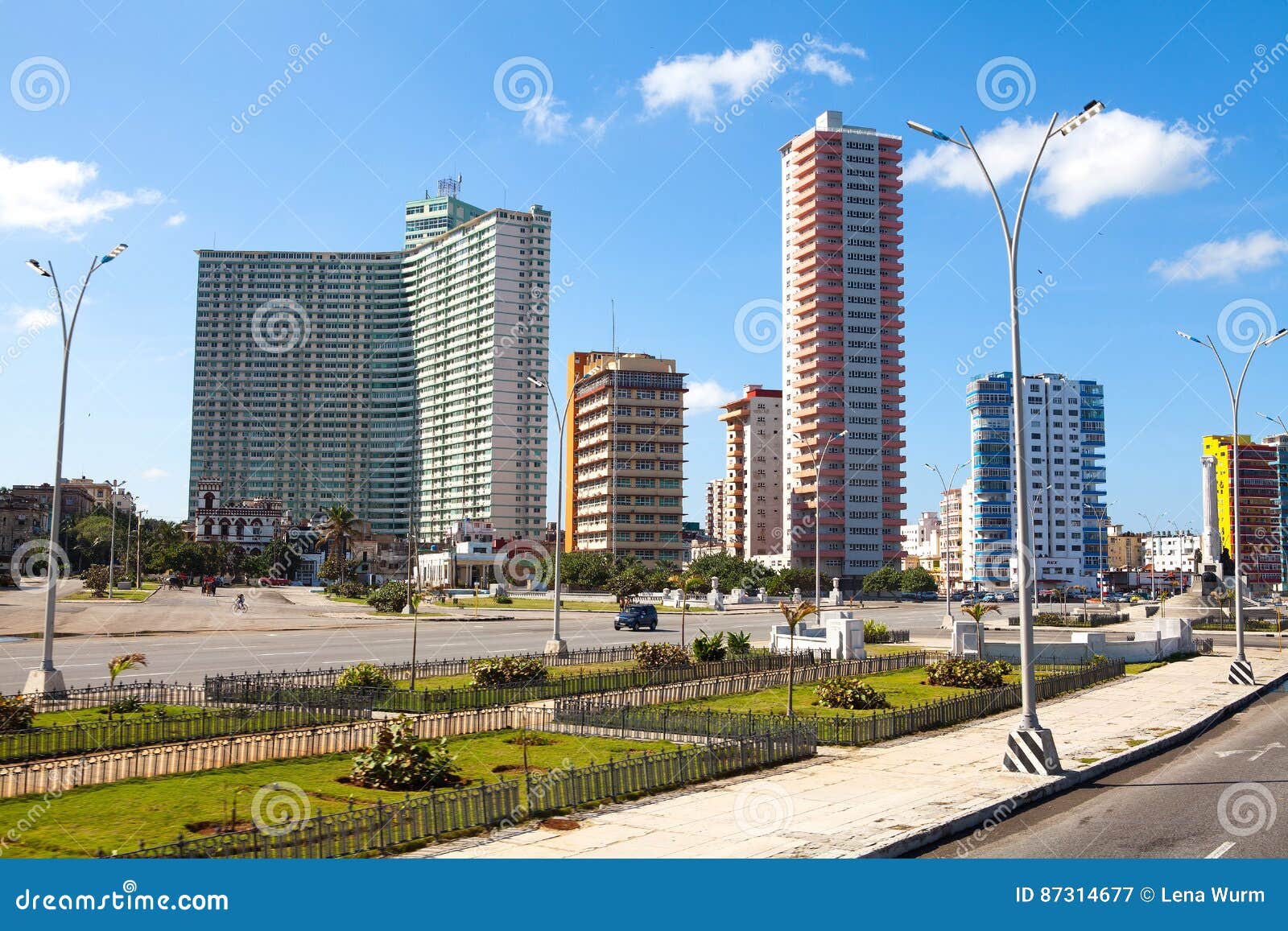 Vedado Skyline in Havana, Cuba Editorial Photography - Image of classic ...