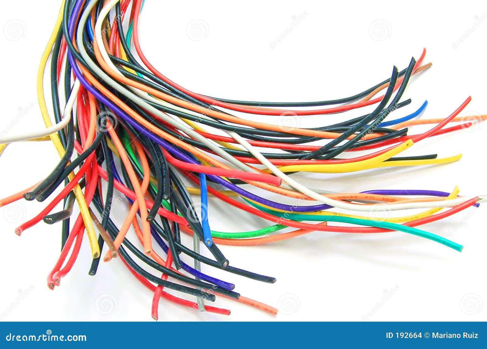 Veel Kabels stock foto. Image of rubber, aansluting, macht - 192664