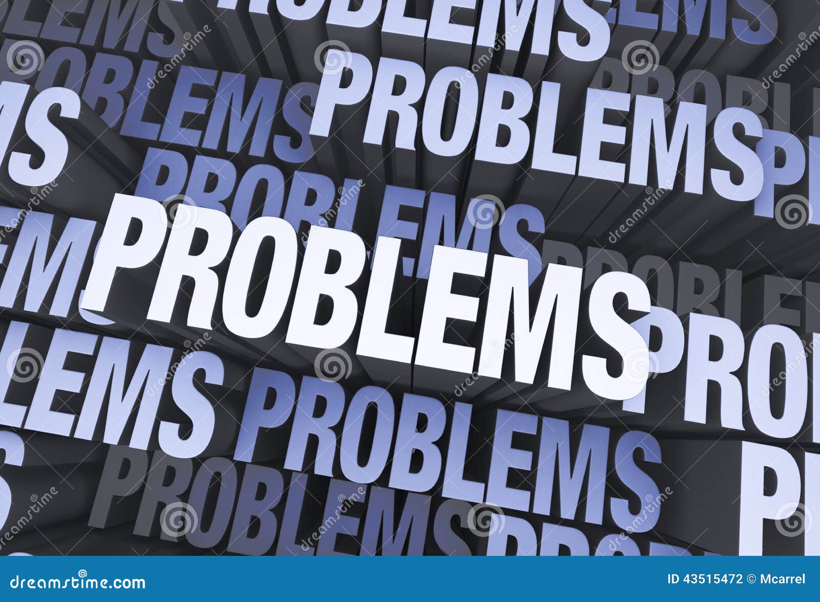 Veel Problemen stock illustratie. Illustration of probleem - 43515472