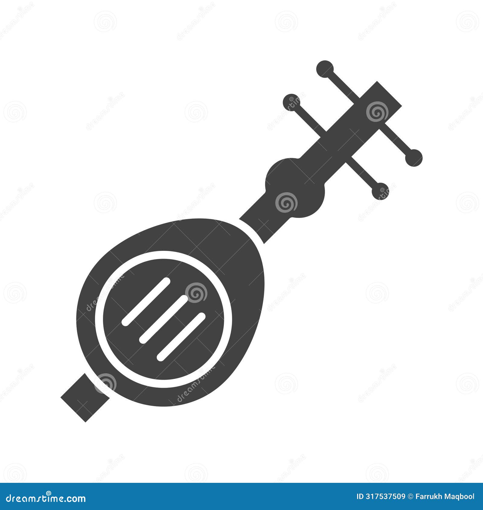 Veena Icon Vector From Music Instruments Collection. Thin Line Veena ...