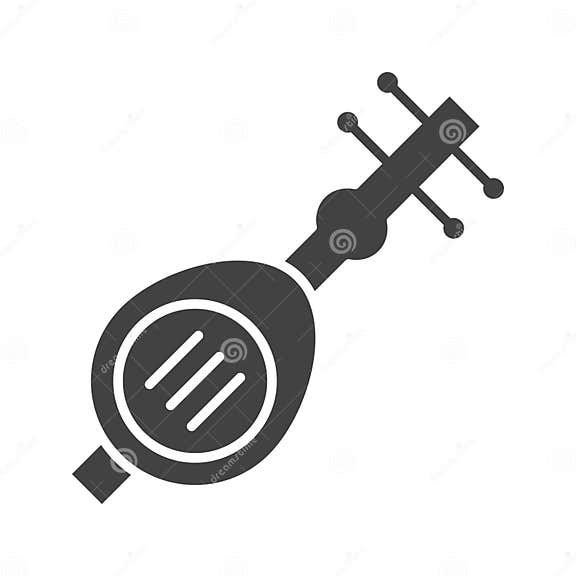 Veena icon vector image. stock vector. Illustration of vector - 317537509