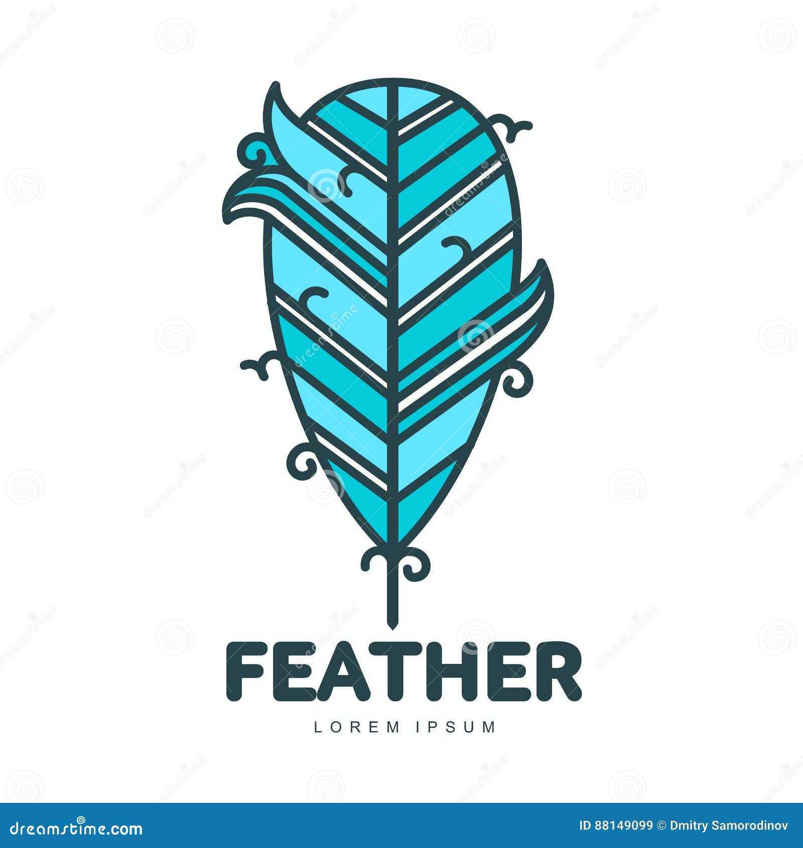 Veer Logo Template stock illustratie. Illustration of element - 88149099