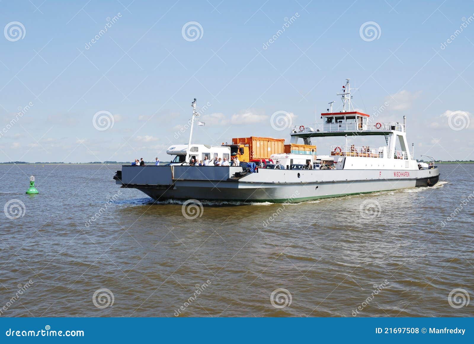Veerboot redactionele stock foto. Image of elbe, vervoer - 21697508