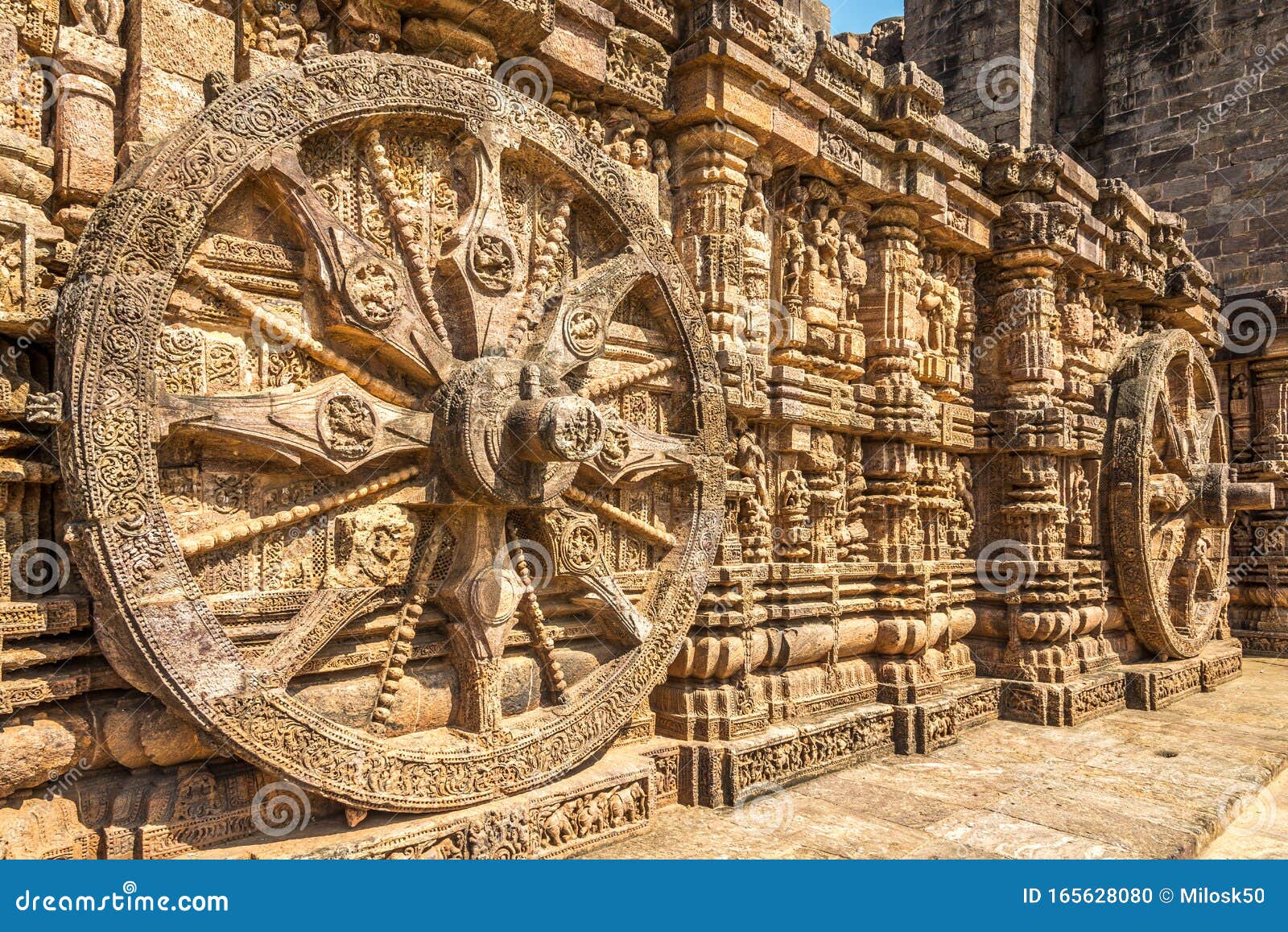 Veew at the Decorative Stone Relief Wheels of Konark Sun Temple in ... Veew at the Decorative Stone Relief Wheels of Konark Sun Temple in ...