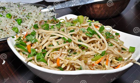 Veg noodles stock photo. Image of indian, asia, noodles - 27720062