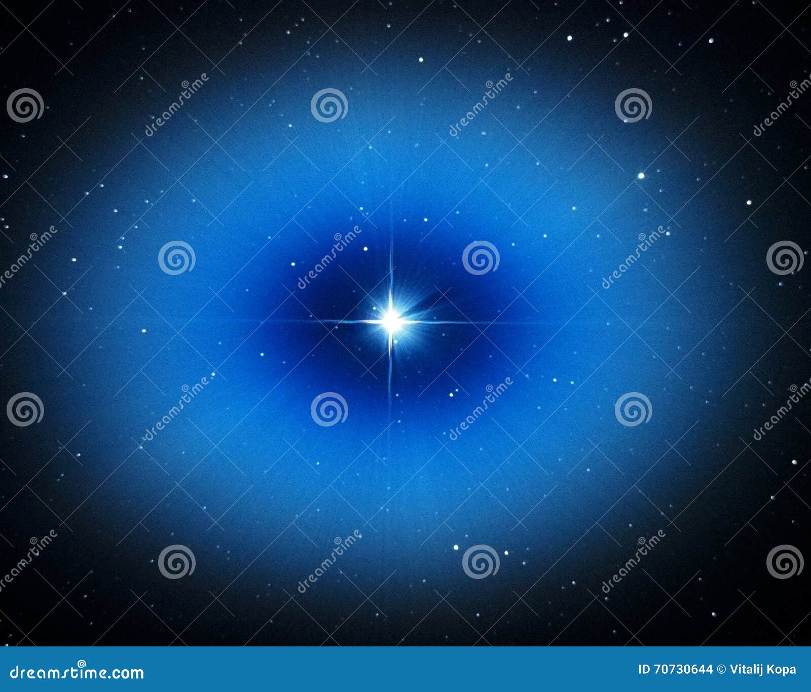 Night Sky Stars Vega Star Magic Light Lyra Constellation Stock Photo ...