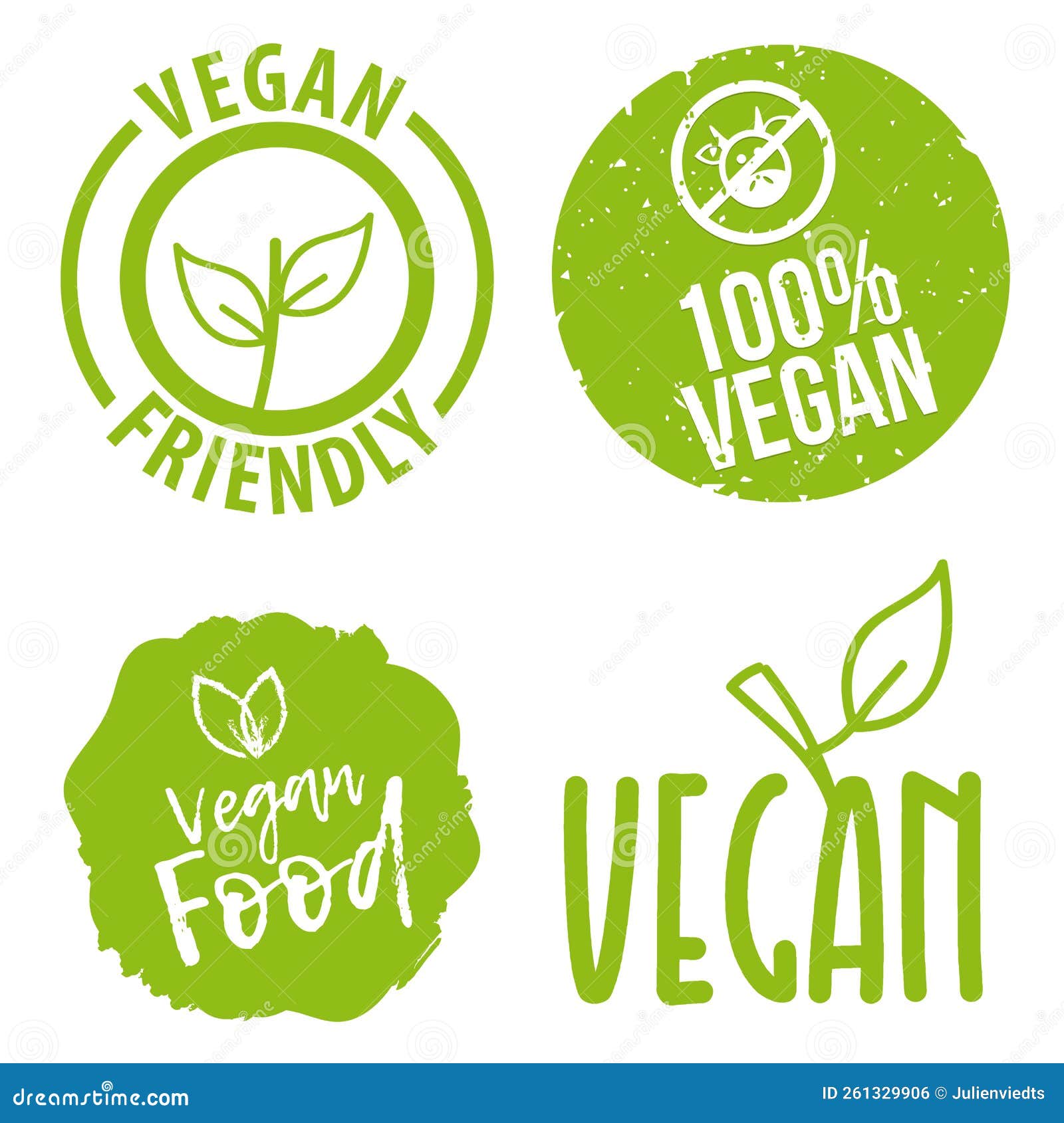 Vegan Badges. Can Be Used for Packaging Design Stock Vector ...