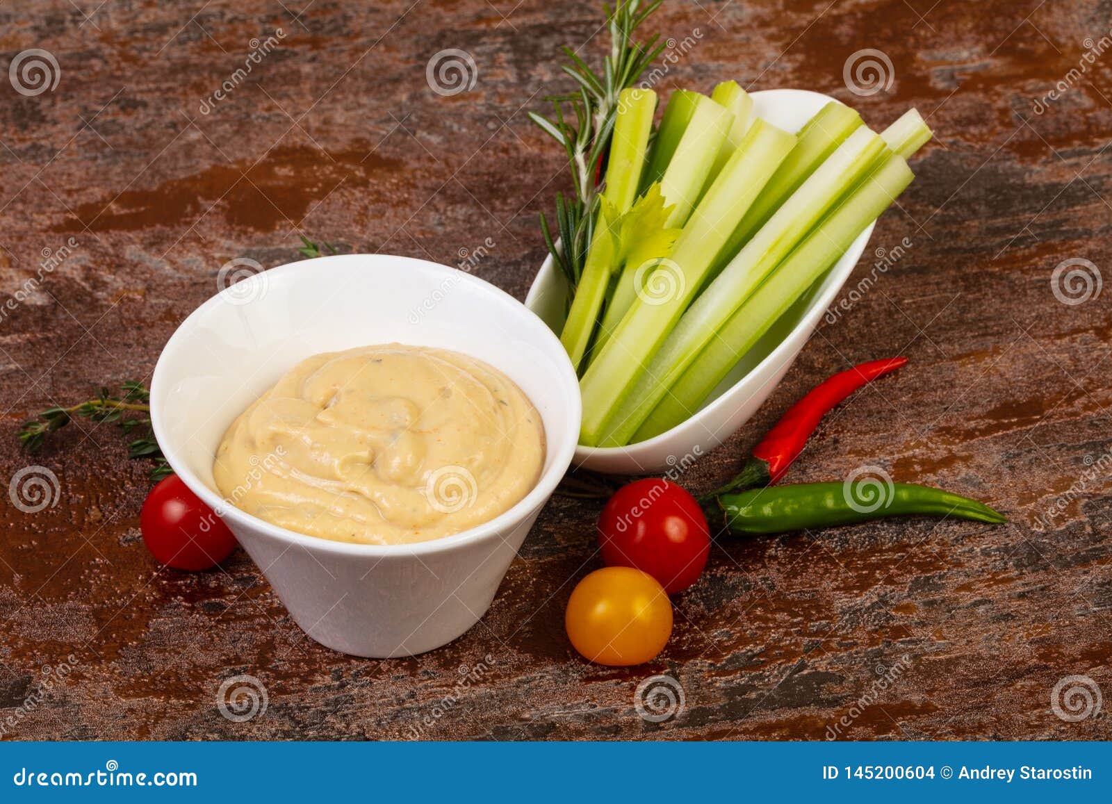 Vegan cuisine - Humus stock photo. Image of food, paste - 145200604