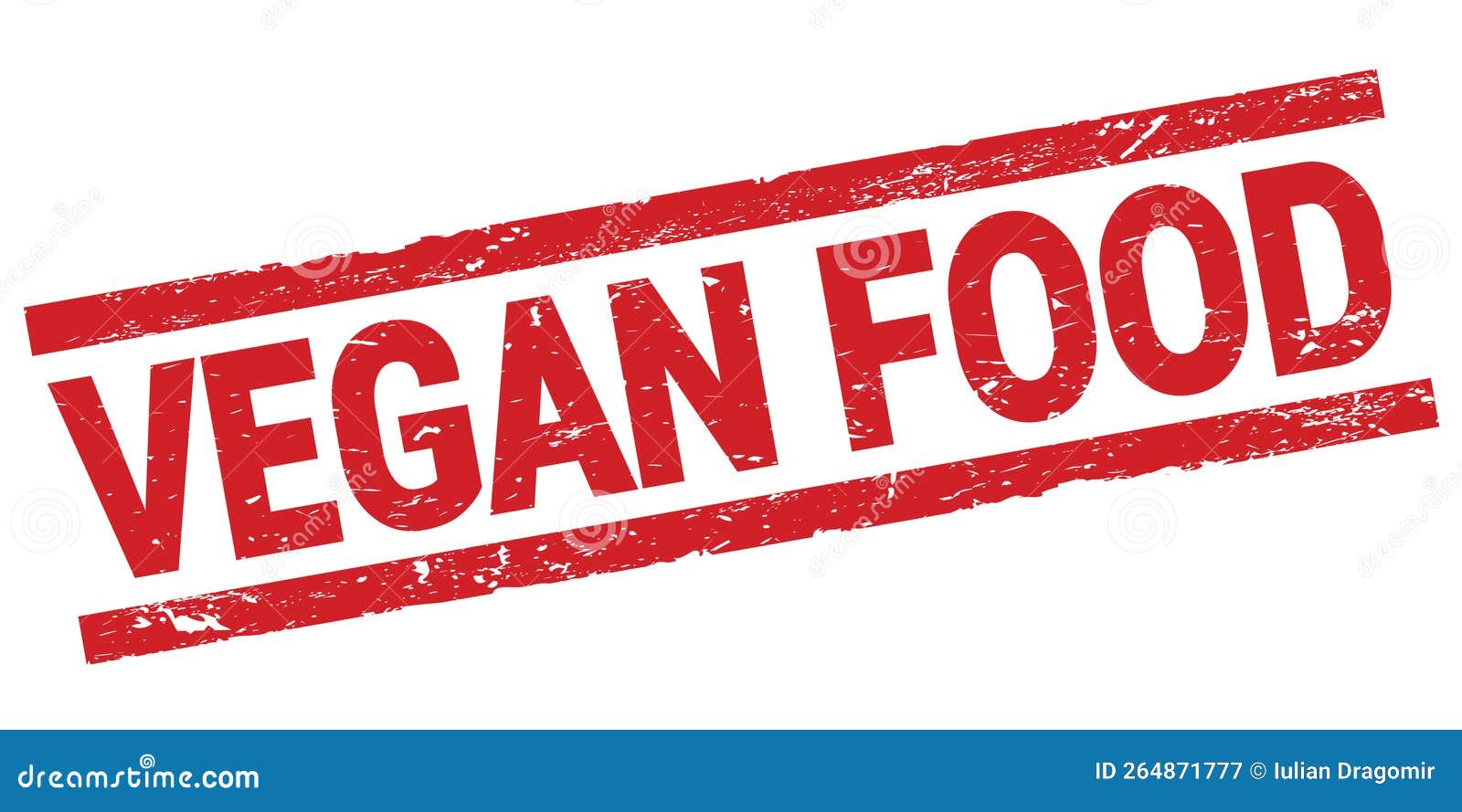 VEGAN FOOD Text on Red Rectangle Stamp Sign Stock Illustration ...