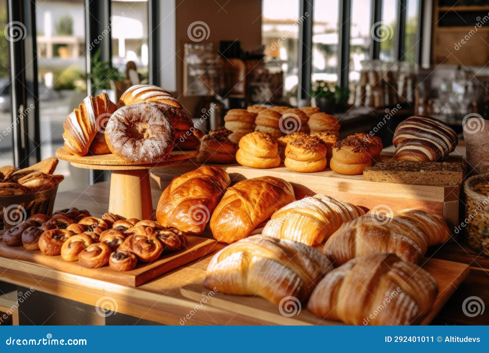 Vegan-friendly Bakery with Various Breads and Pastries Stock Image ...