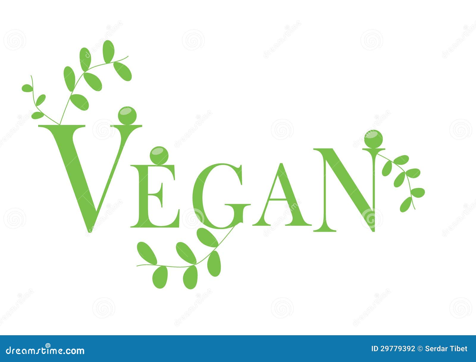 Vegan logo stock illustration. Illustration of bakery - 29779392