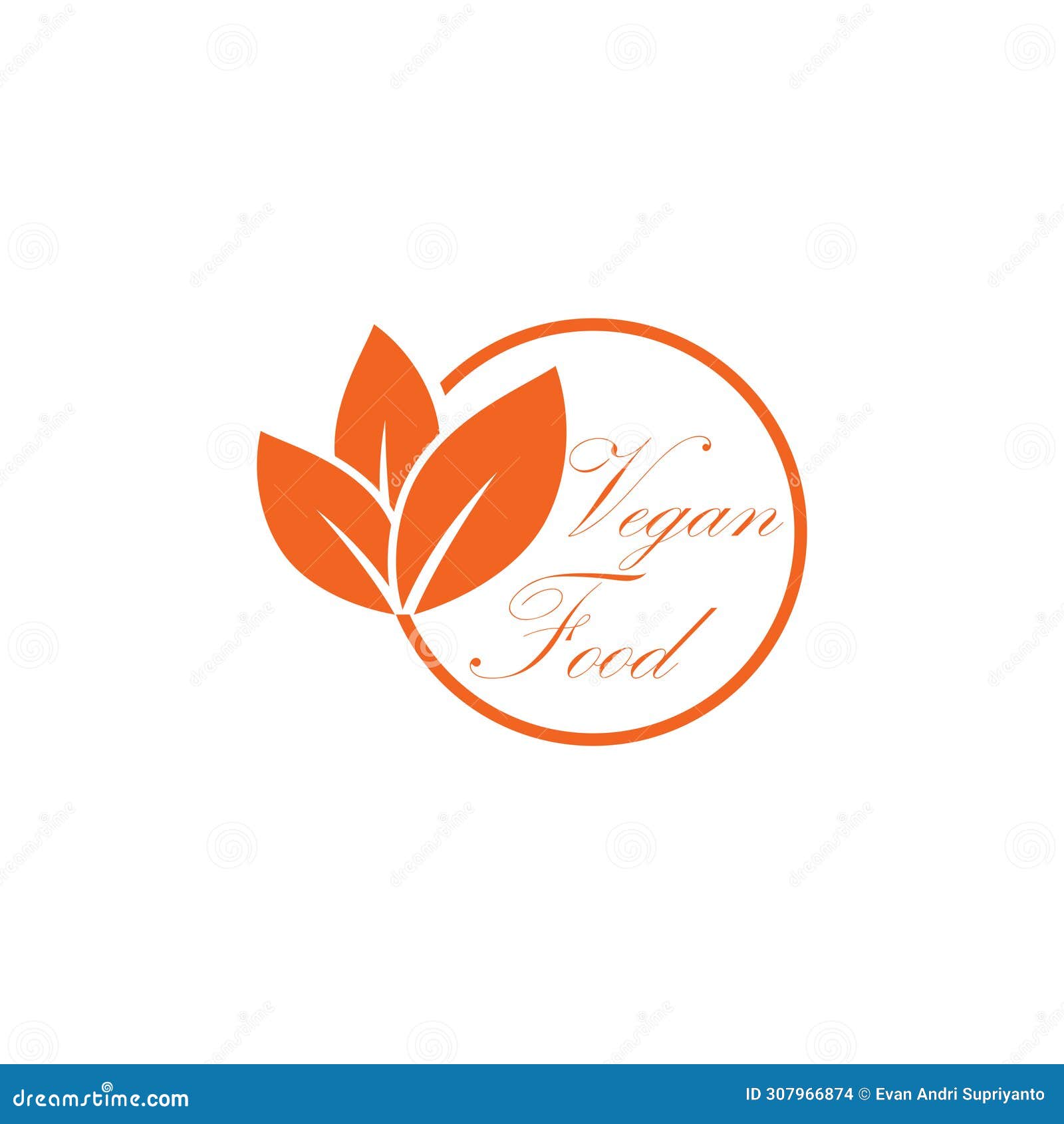 Vegan Logo Vector Template Symbol Design Stock Vector - Illustration of ...