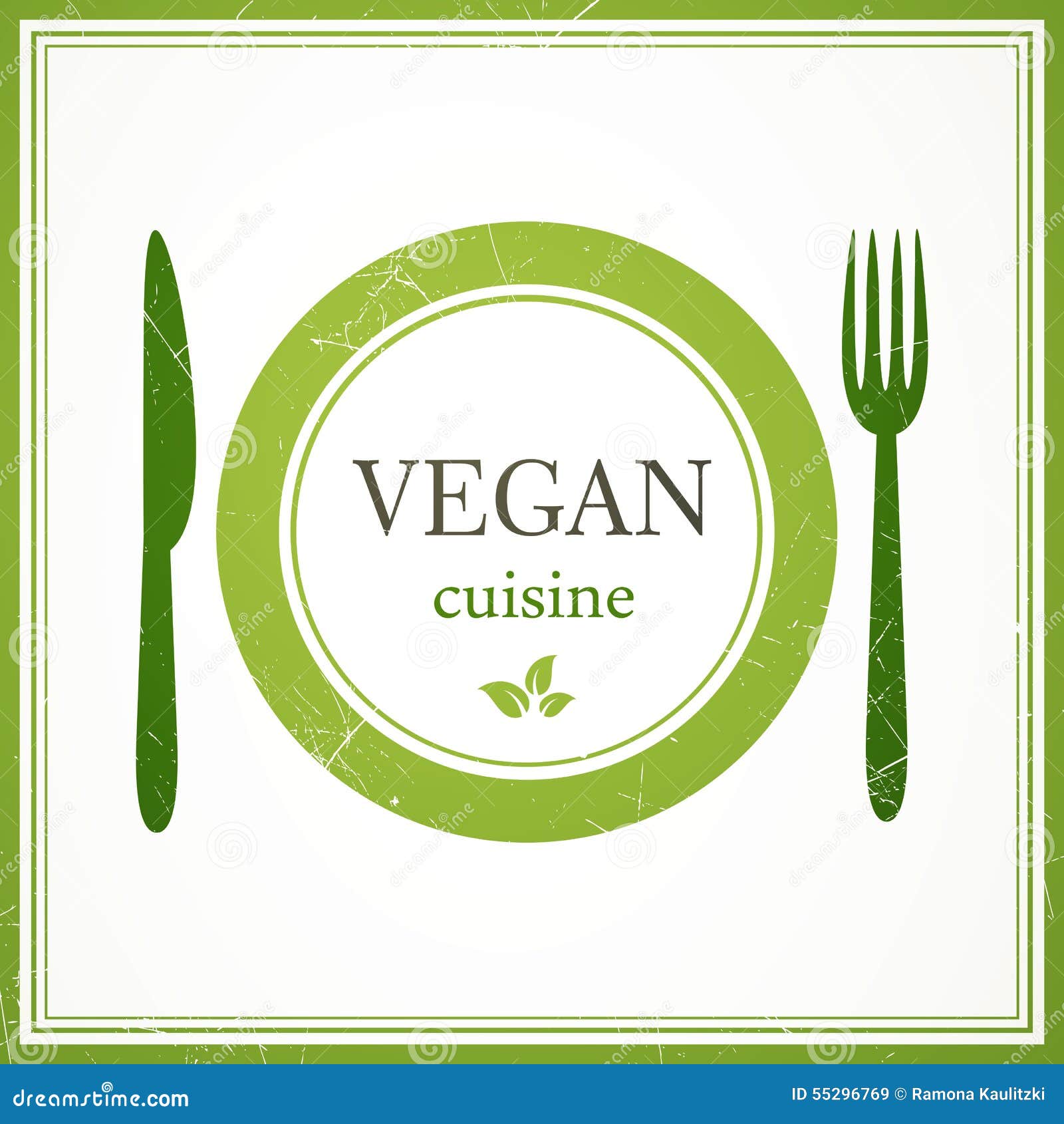 Vegan Menu Design Template stock illustration. Illustration of design ...
