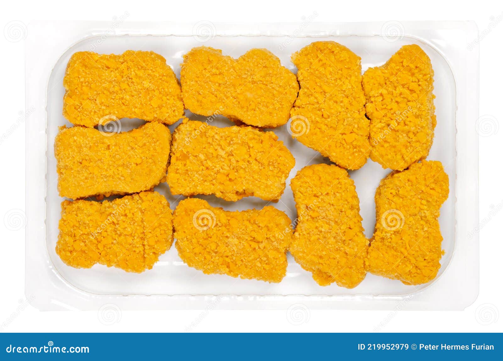 Vegan Nuggets, Based on Soy and Wheat Protein in a Plastic Container ...