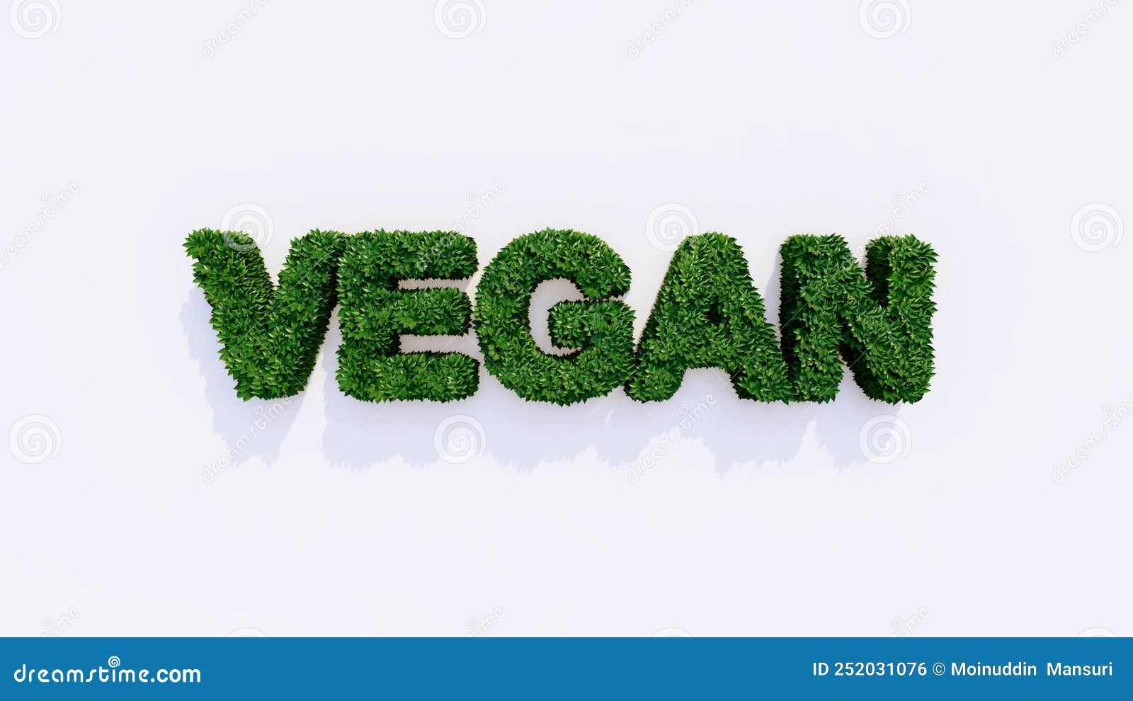 Vegan Text Typography with Leaves for Advertising. Stock Illustration ...