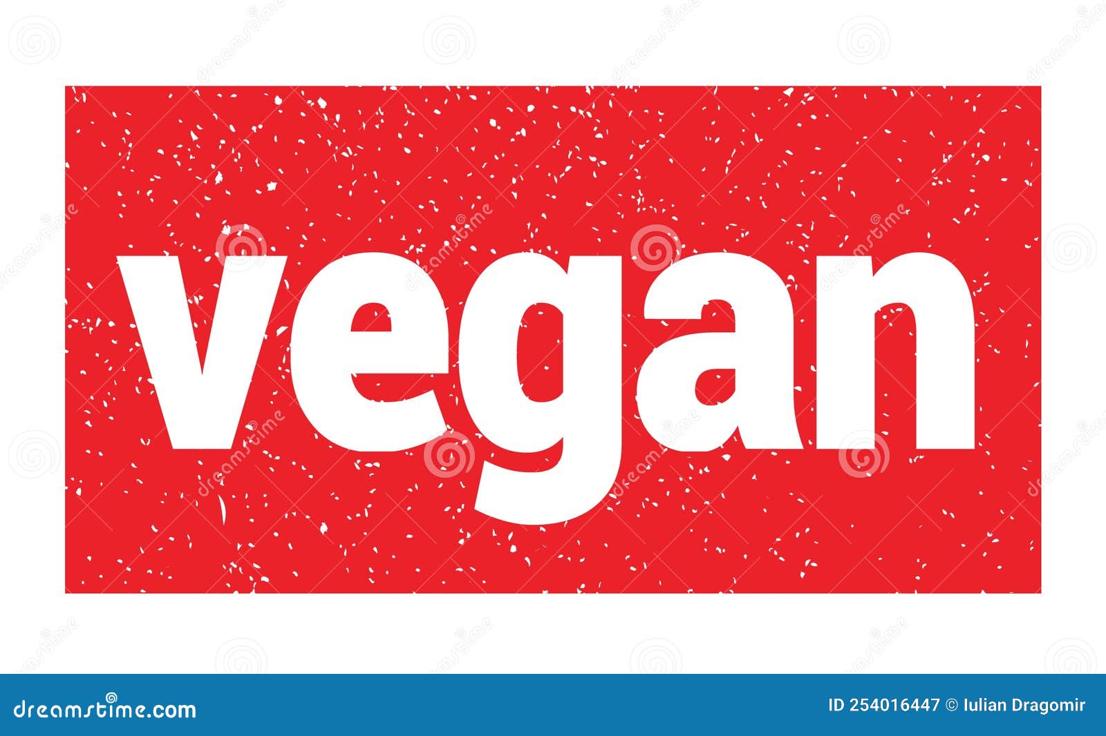 Vegan Text Written on Red Stamp Sign Stock Illustration - Illustration ...