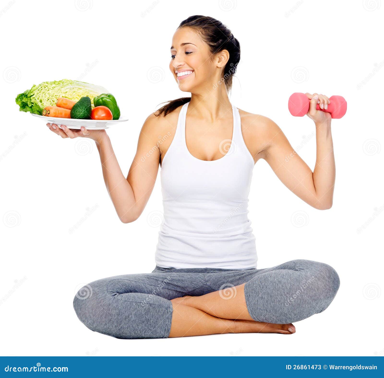 Vegan workout stock image. Image of meal, food, figure - 26861473