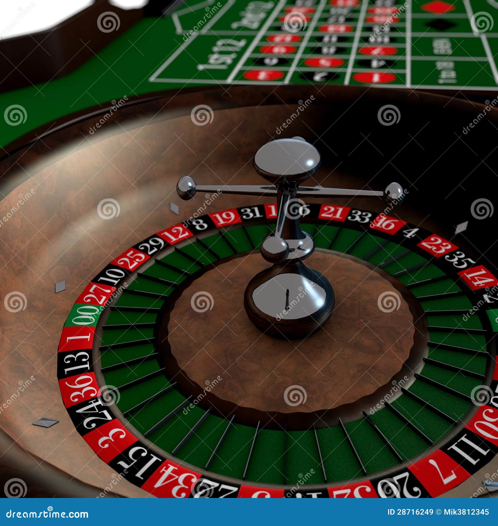 Vegas Roulette stock illustration. Illustration of dependence - 28716249