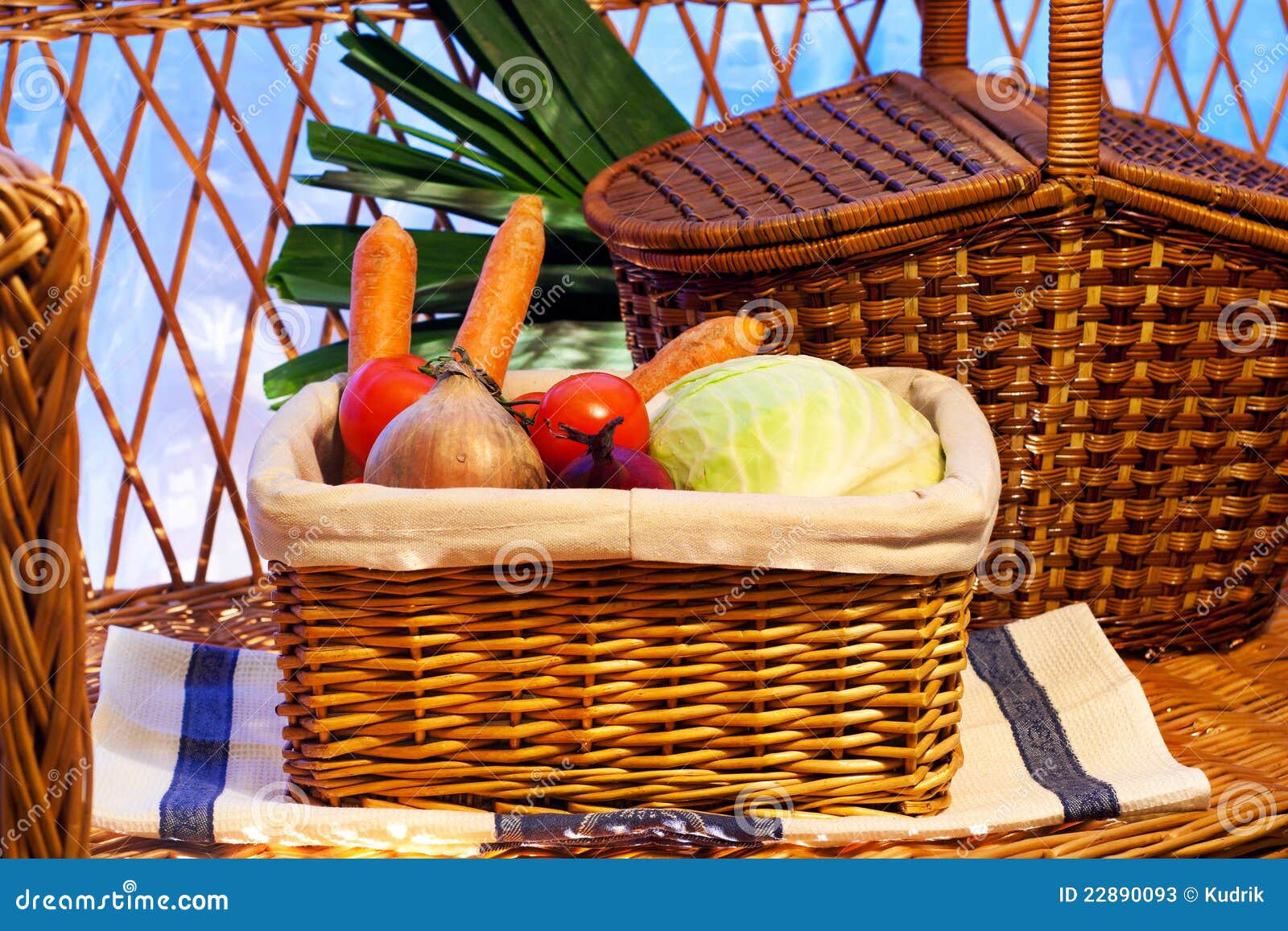 Vegatable basket stock image. Image of dinner, carrot - 22890093