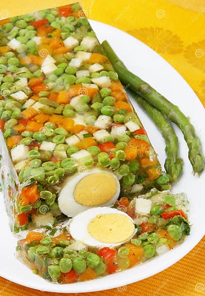 Vegetable aspic stock photo. Image of cabaret, aspic - 14789778