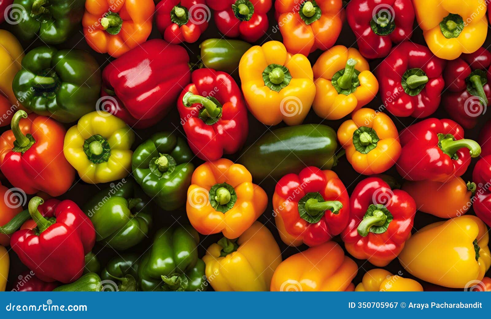Textured Background with Vibrant, Colorful Sweet Bell Peppers, AI ...
