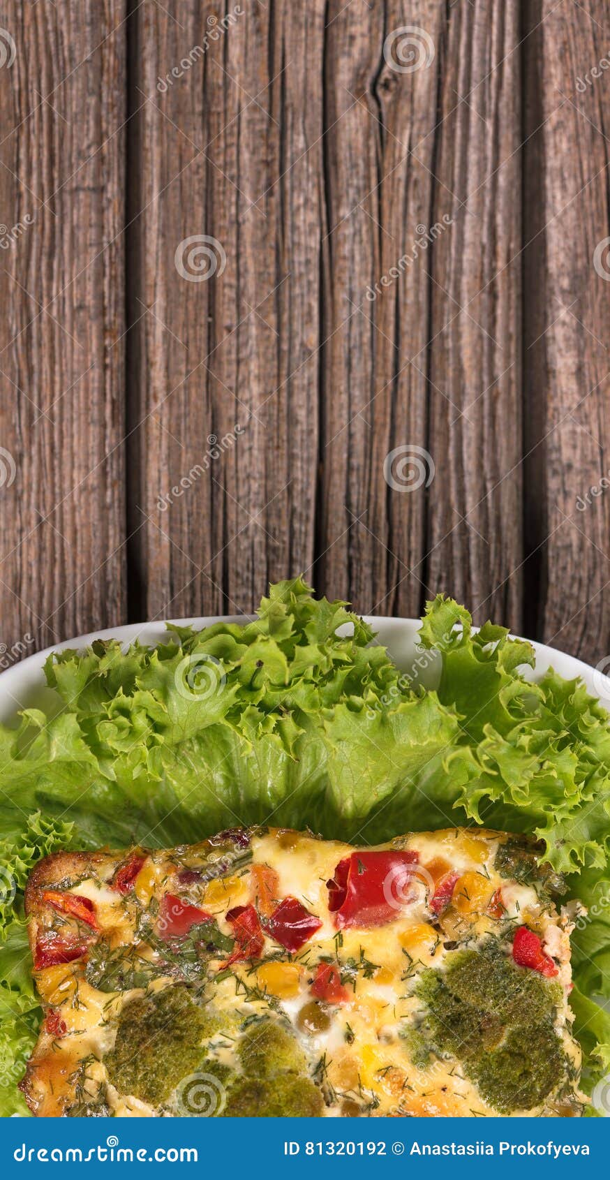 Vegetable baked pudding stock photo. Image of board, dinner - 81320192