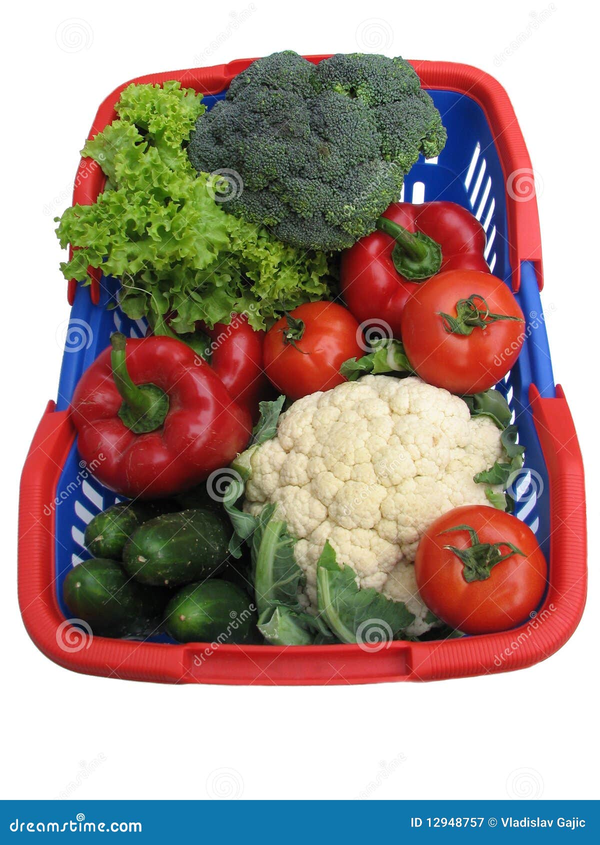 Vegetable basket stock image. Image of food, harvest - 12948757