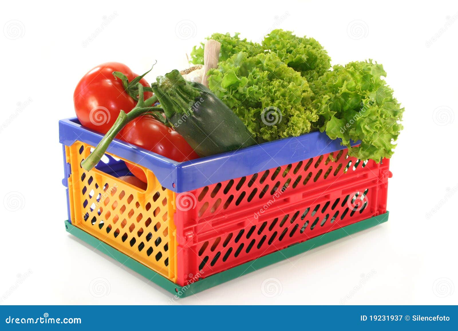 Vegetable box stock image. Image of vegetarian, folding - 19231937