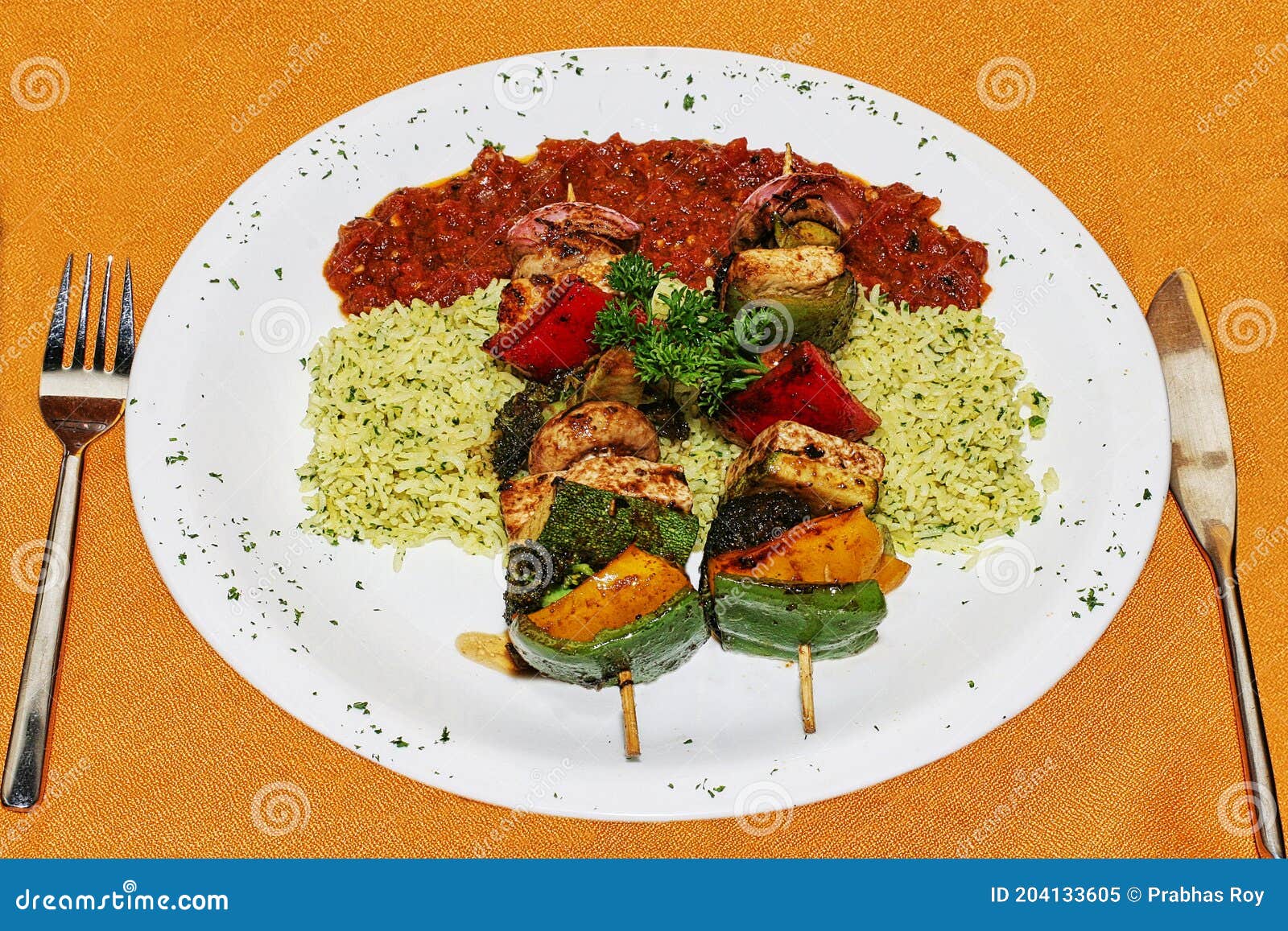 Vegetable Brochette from Morocco Stock Image - Image of readytoeat ...