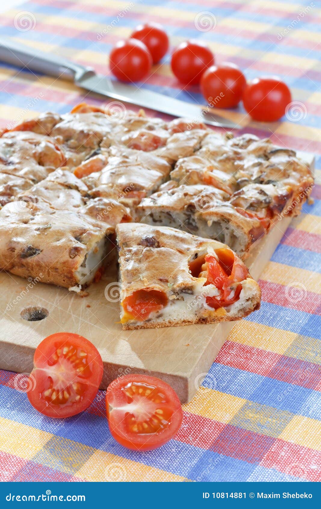 Vegetable cake stock image. Image of home, filling, leek - 10814881