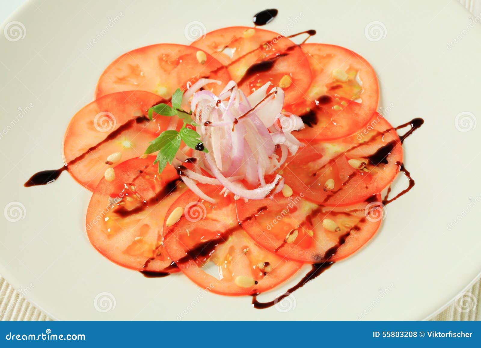 Vegetable Carpaccio stock photo. Image of snack, white - 55803208