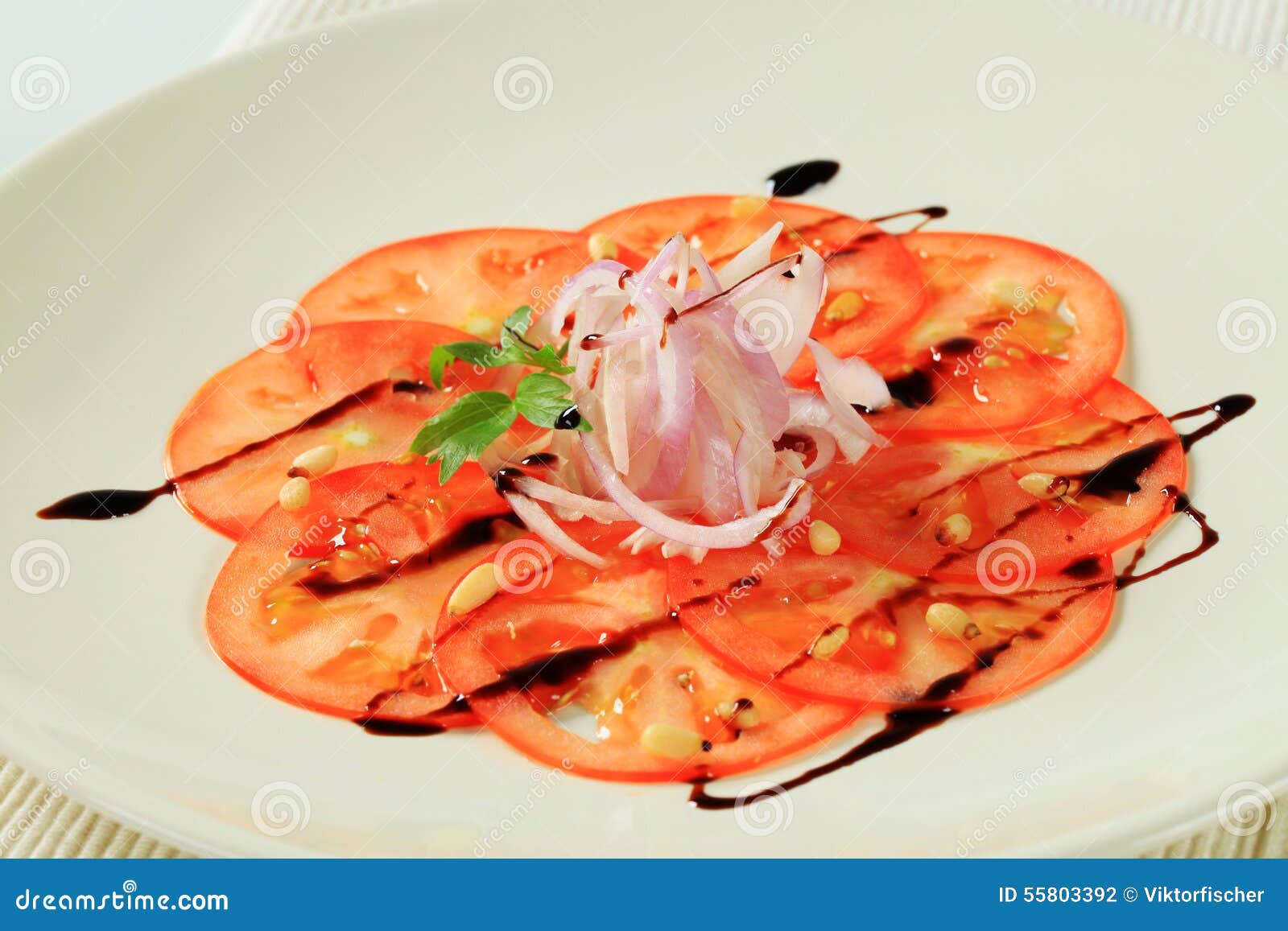 Vegetable Carpaccio stock photo. Image of pine, vegan - 55803392