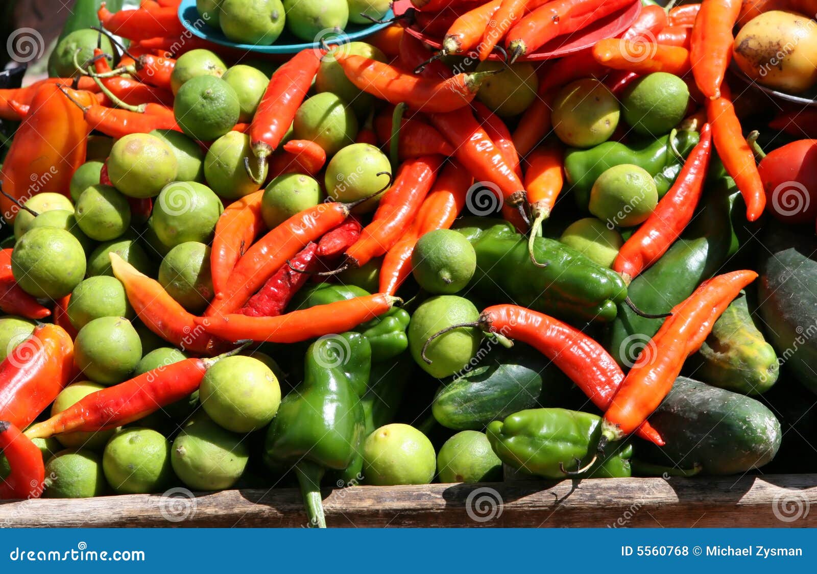 Vegetable Cart Picture. Image: 5560768