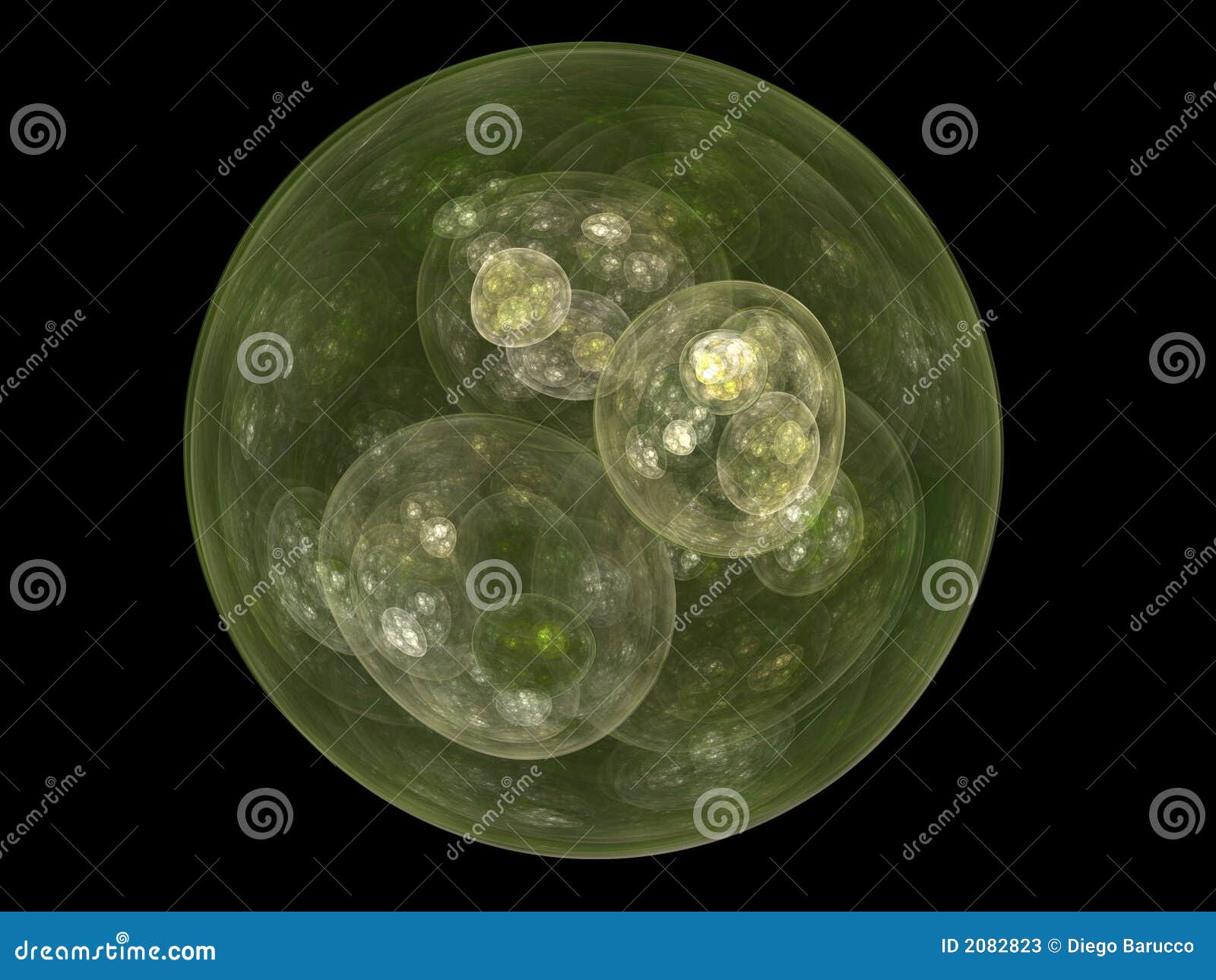 Imaginary Cell Structure Of A Fractal Stock Photography | CartoonDealer ...