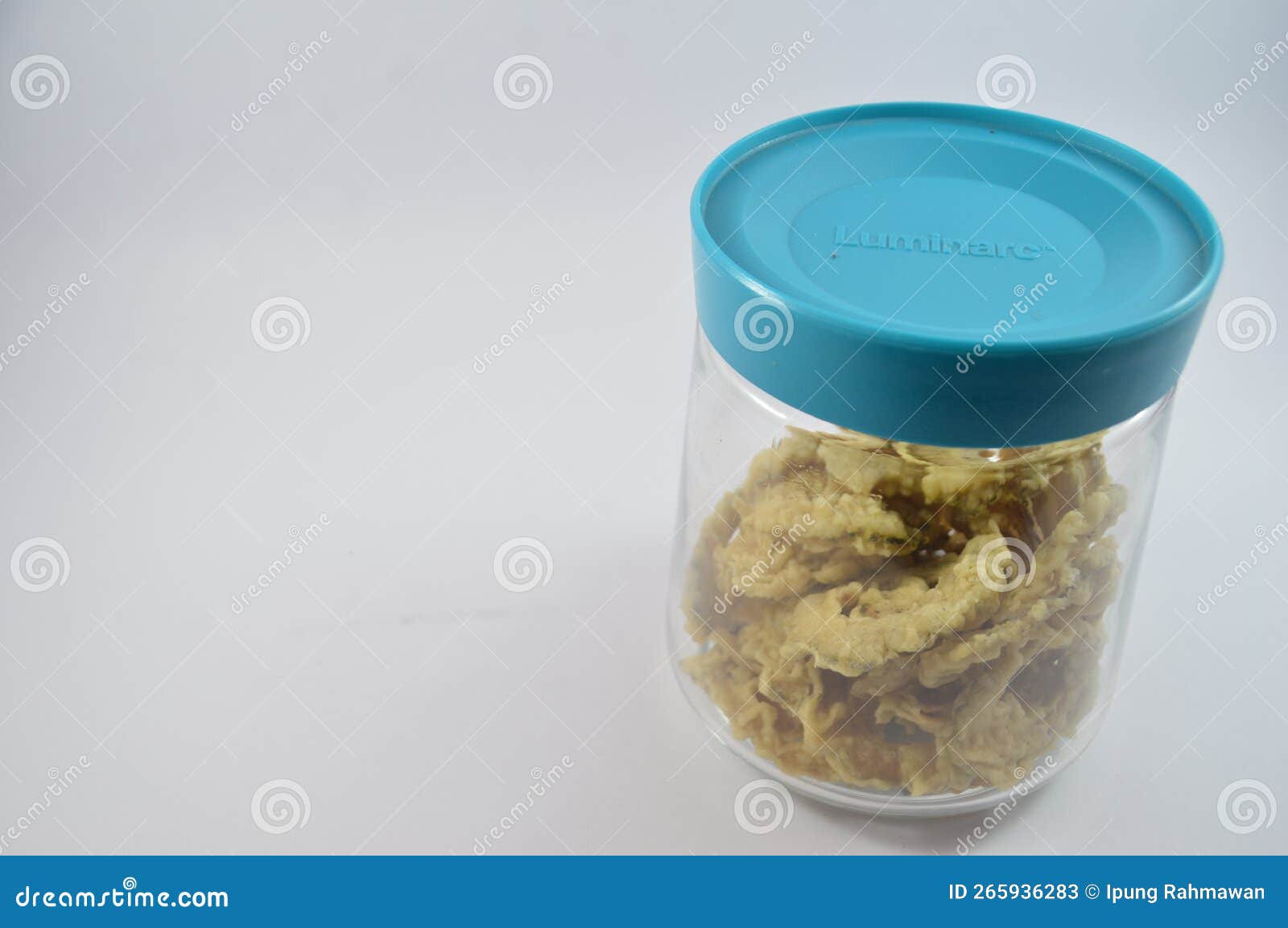 Vegetable Chips in a Jar Isolated on a White Background Stock Image ...