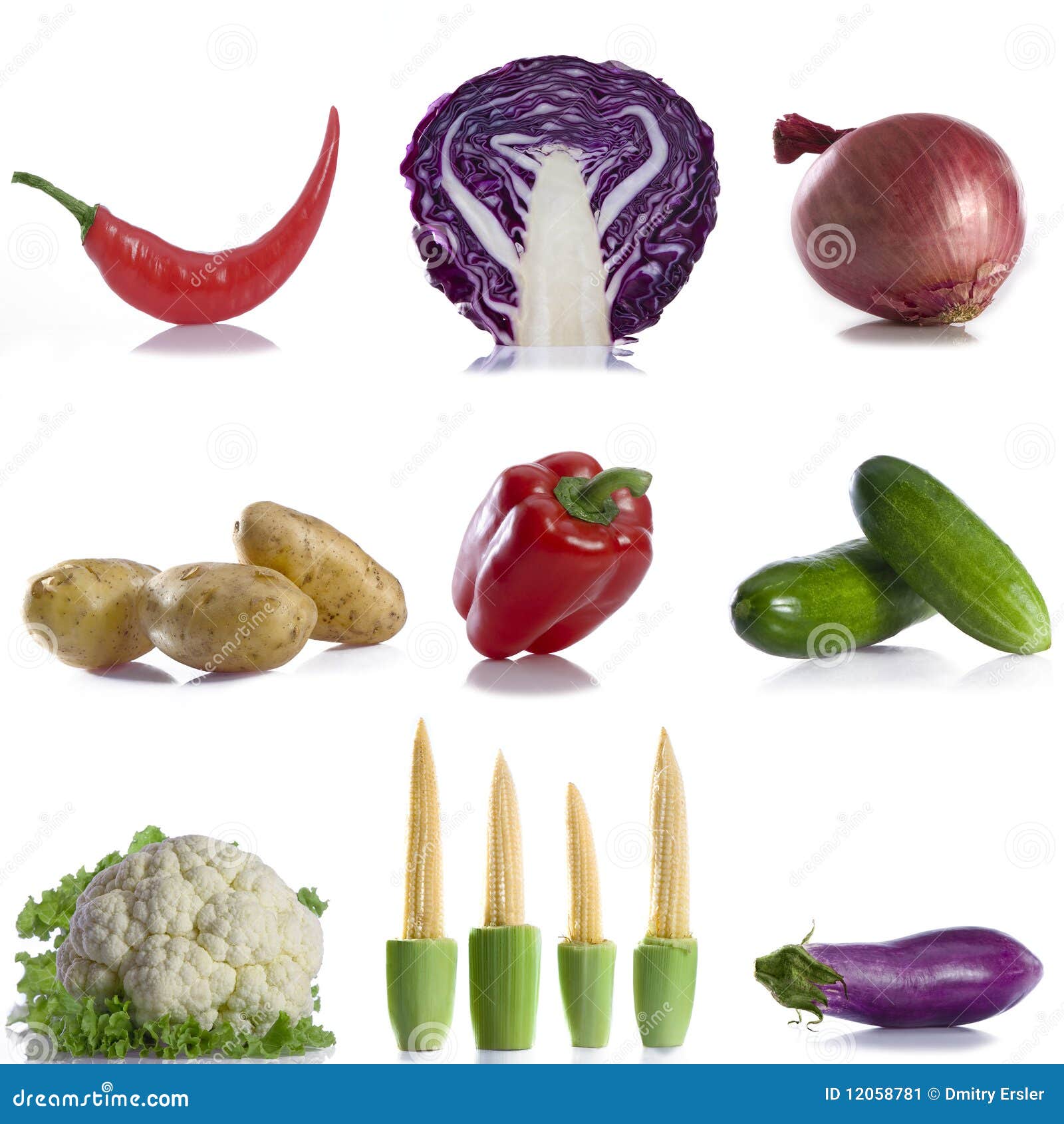 Vegetable collage stock image. Image of dish, palatable - 12058781