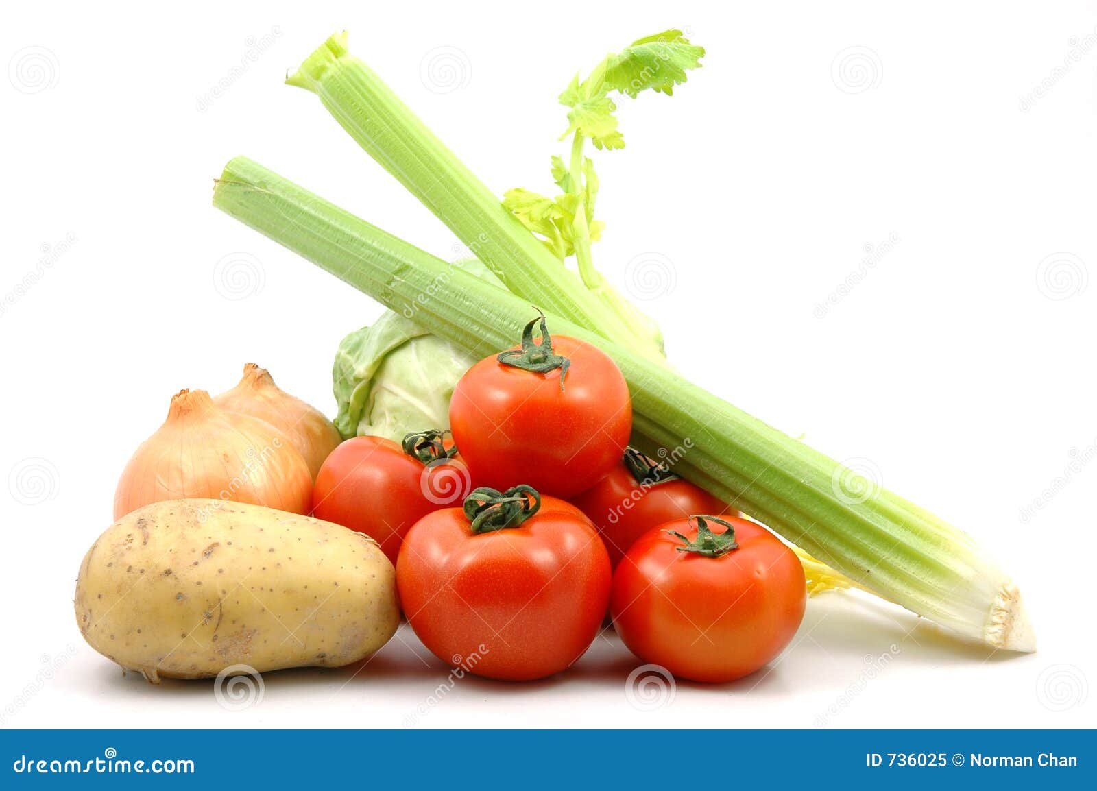 Vegetable collection stock image. Image of green, isolated - 736025