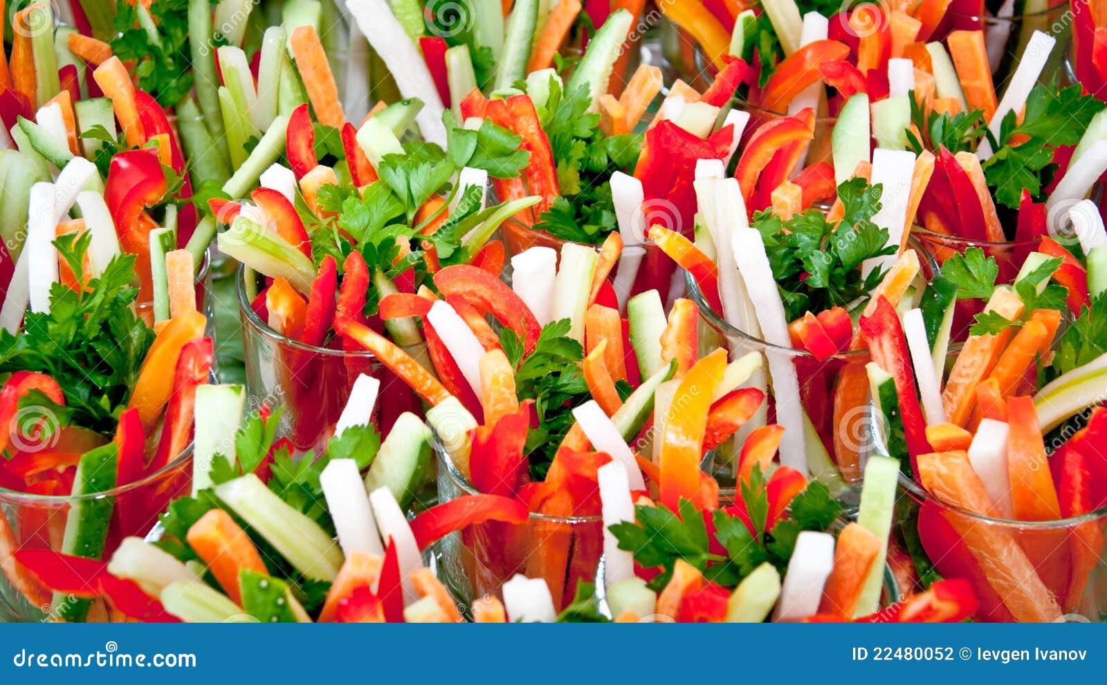 Vegetable Cups stock photo. Image of organic, appetizers - 22480052